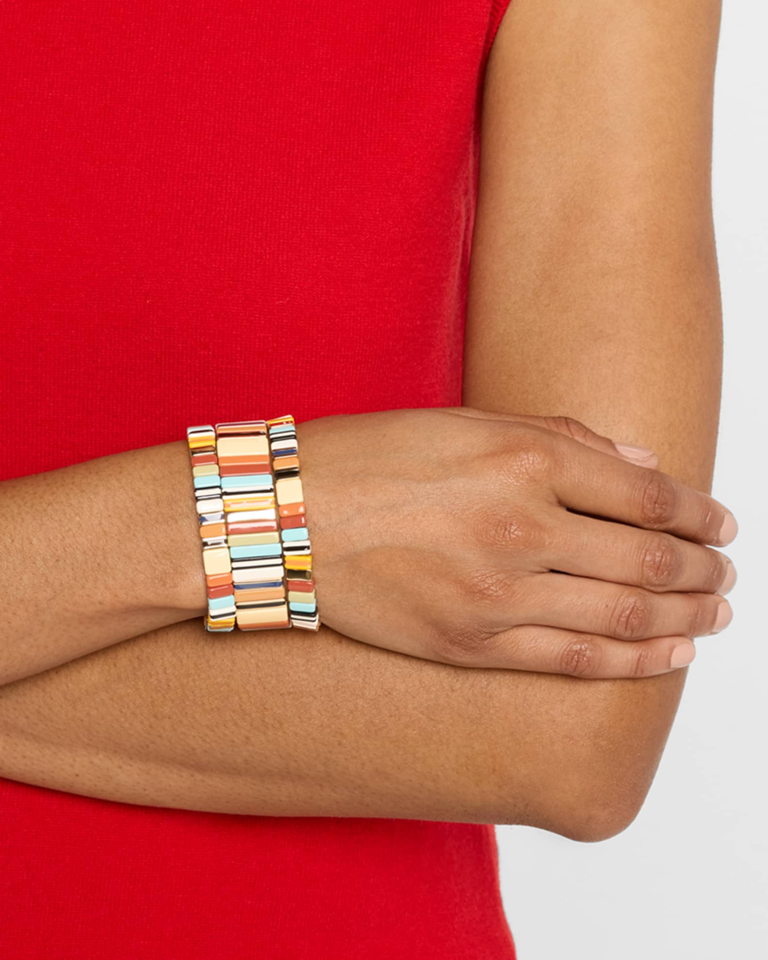 Roxanne Assoulin Sienna Stack Bracelets, Set of 3 | Neiman Marcus