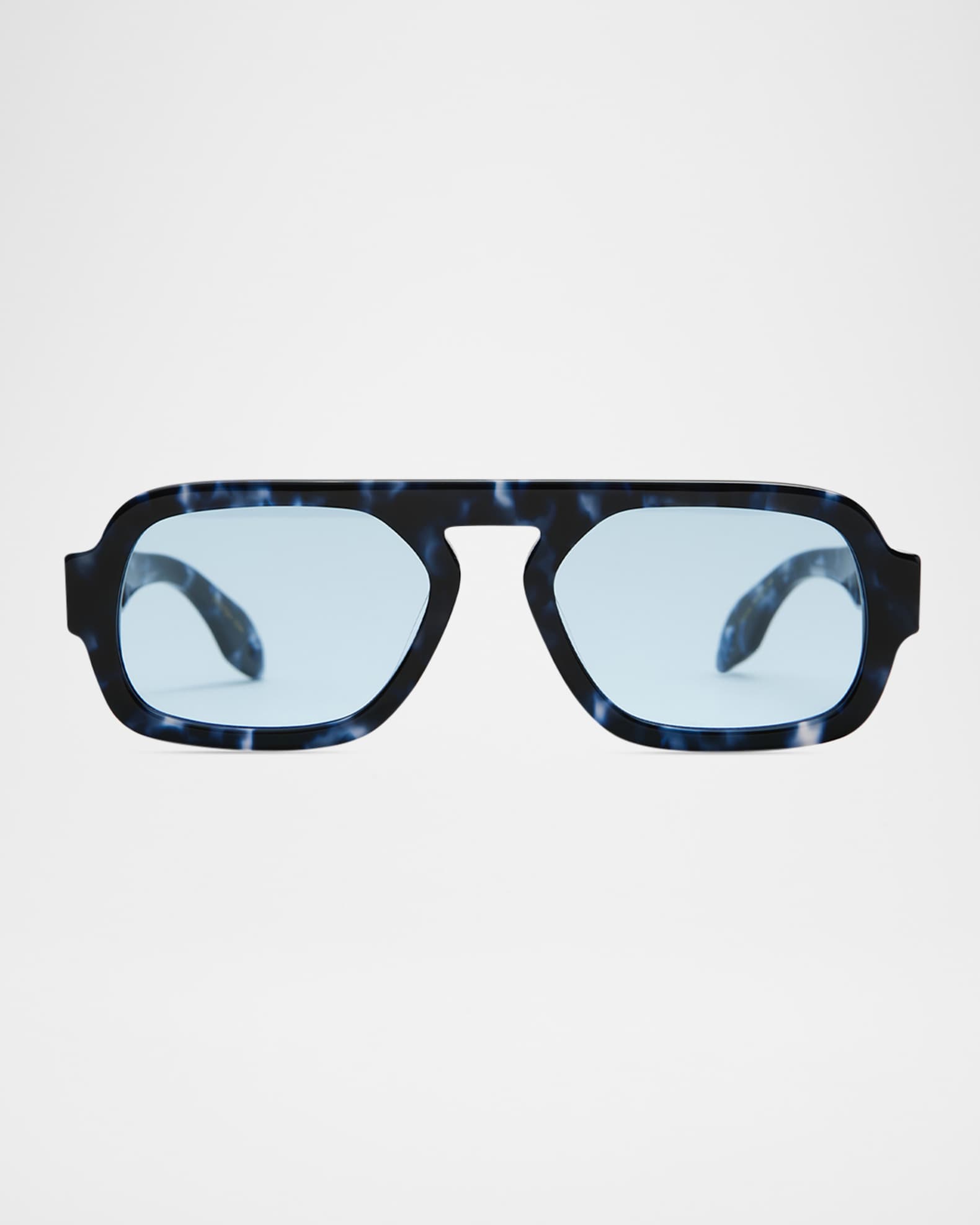 Elisa Johnson Jane Mini Acetate Aviator Sunglasses | Neiman Marcus