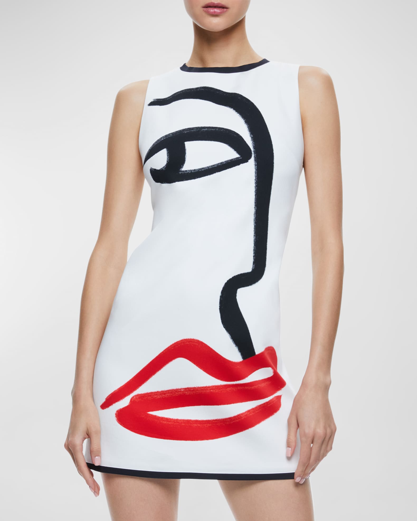 Alice + Olivia Clyde A-Line Shift Dress | Neiman Marcus