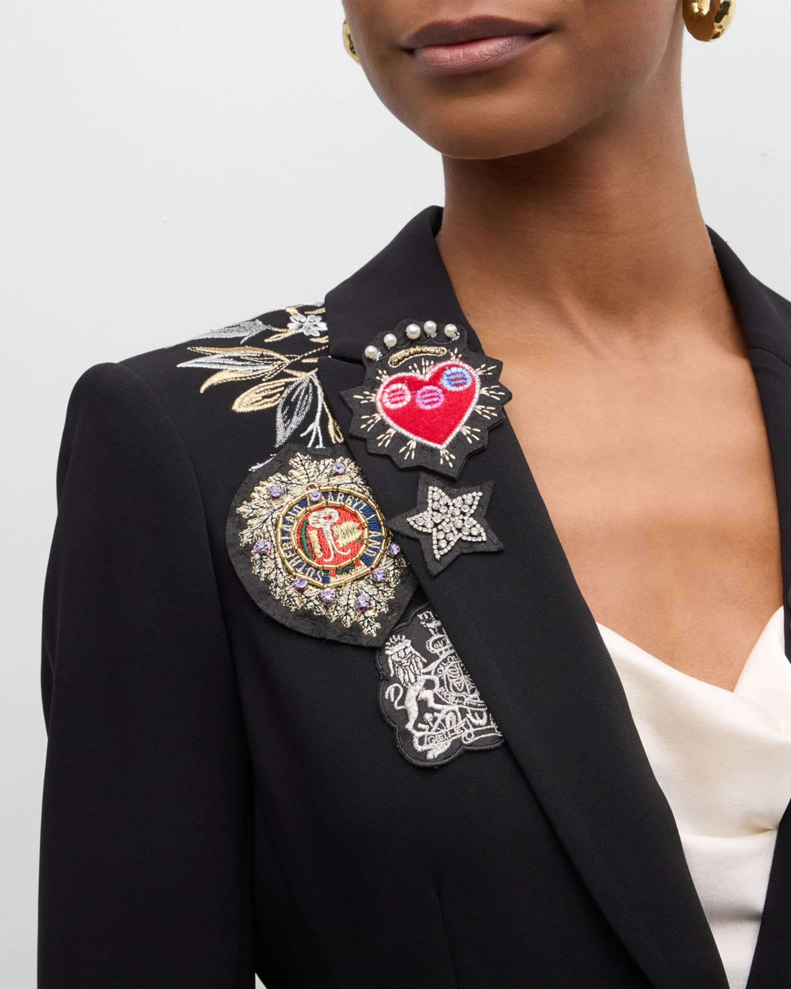 Cinq a Sept Heritage Patch Cheyenne Blazer | Neiman Marcus