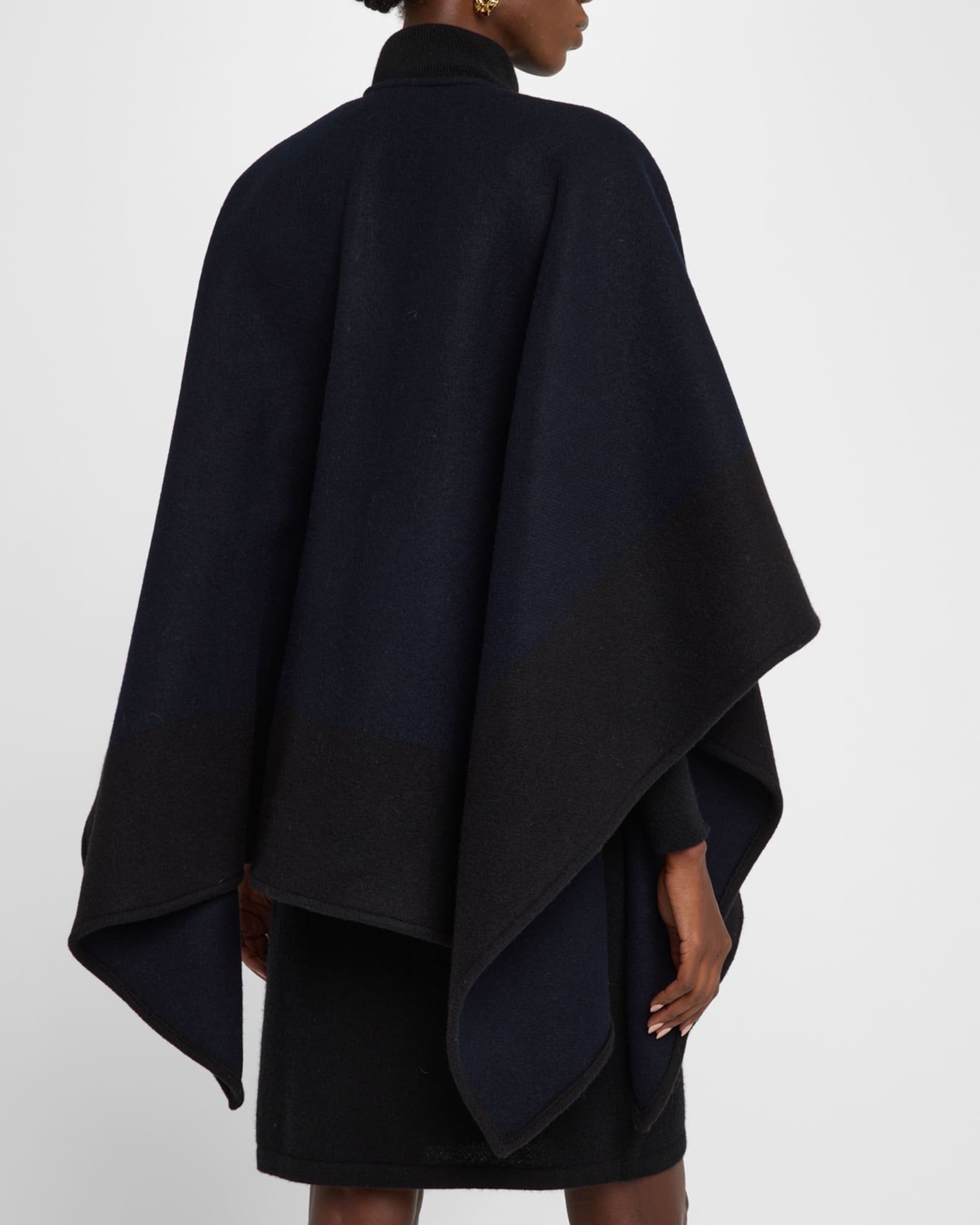 Gorski Select Reversible Wool Cape | Neiman Marcus