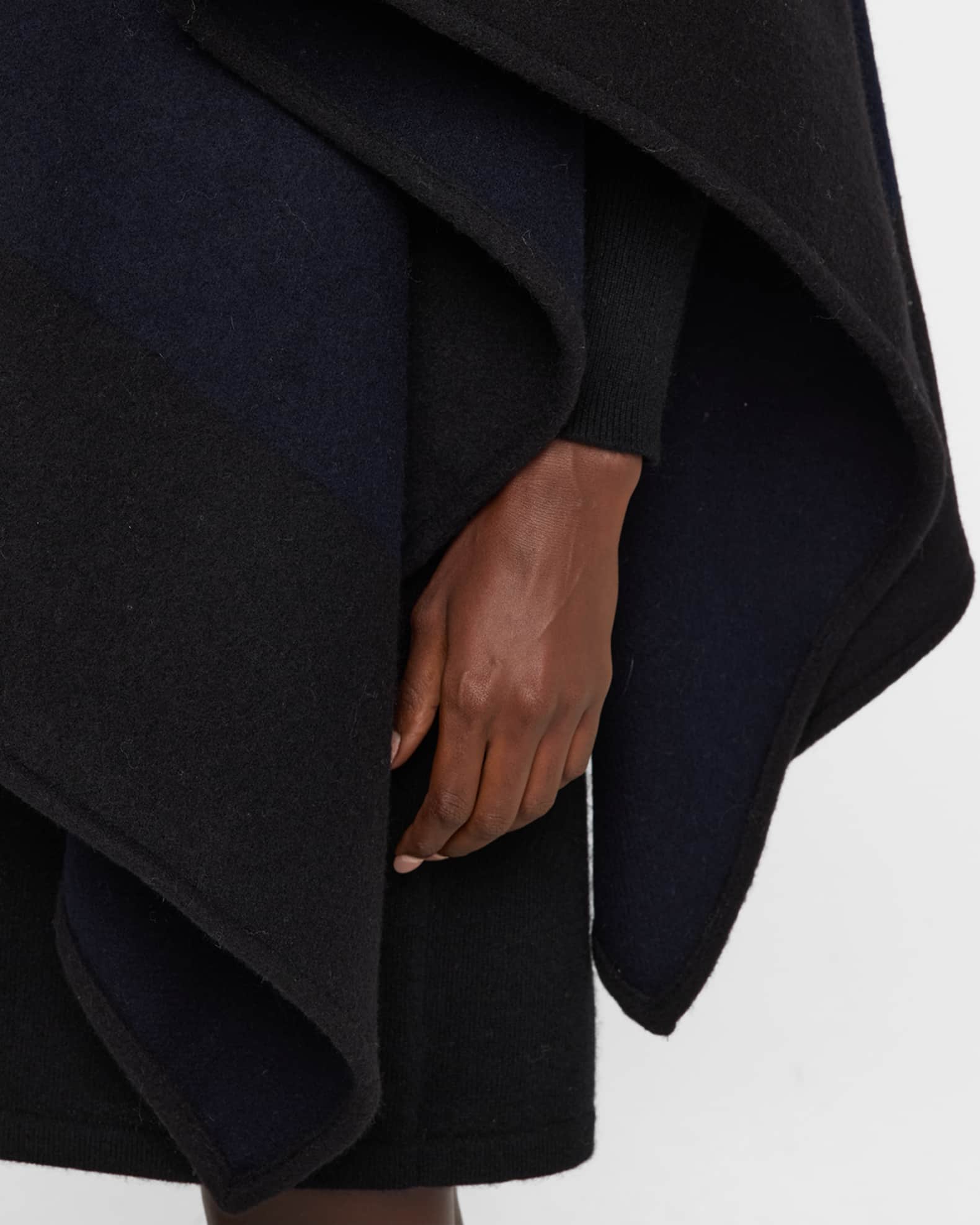 Gorski Select Reversible Wool Cape | Neiman Marcus