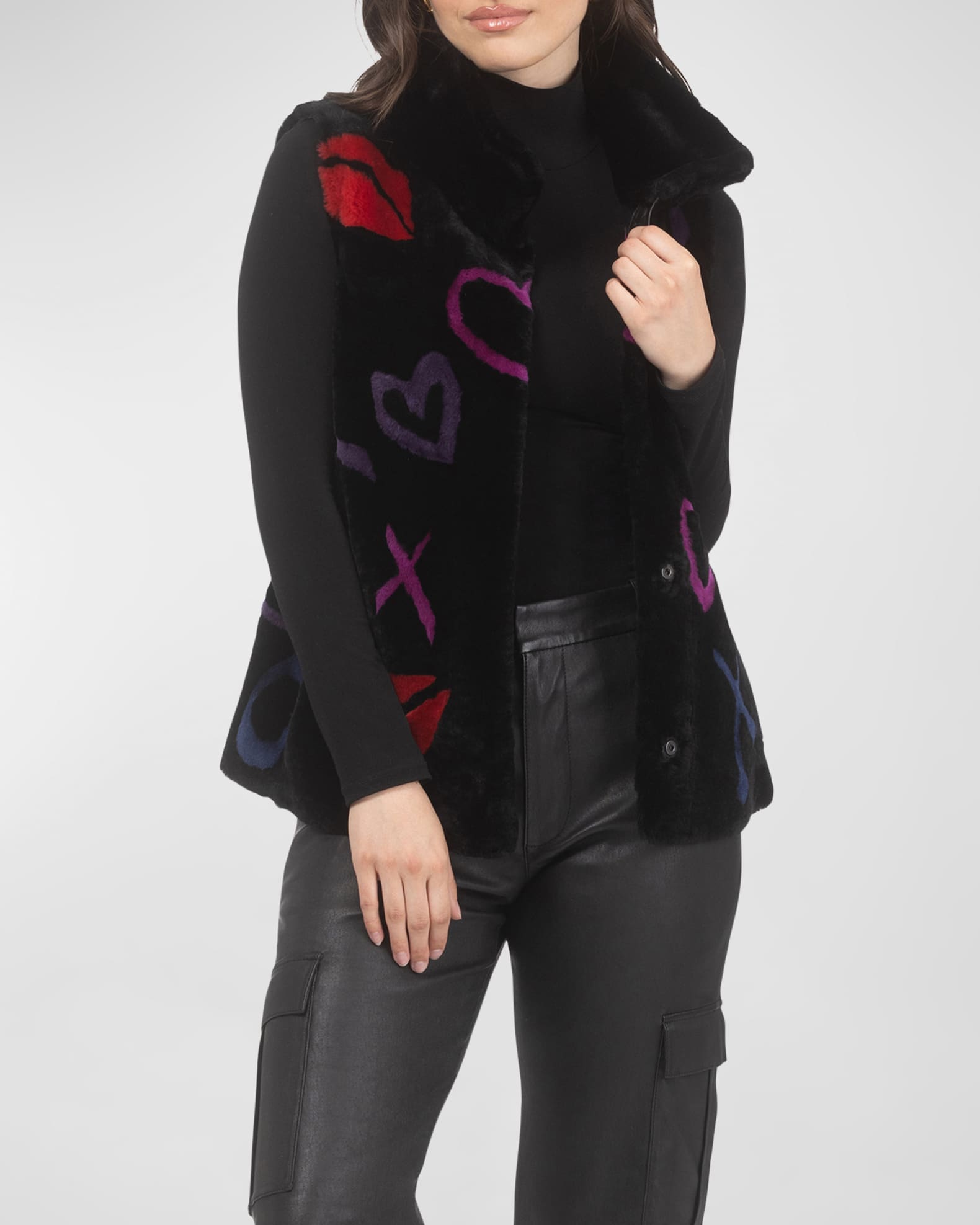 Gorski Reversible Shearling Lamb Vest | Neiman Marcus