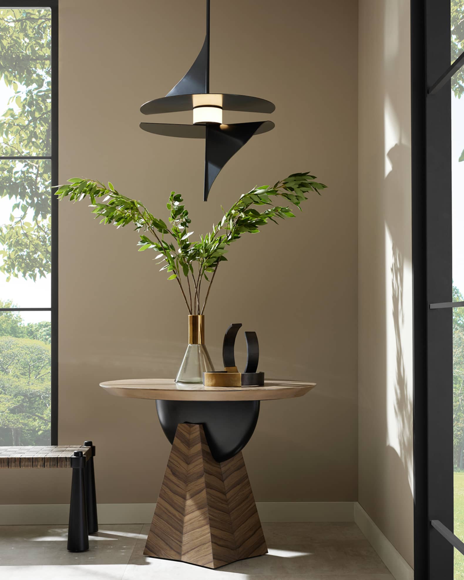 Arteriors Dorette Oval Entry Table, 42" | Neiman Marcus