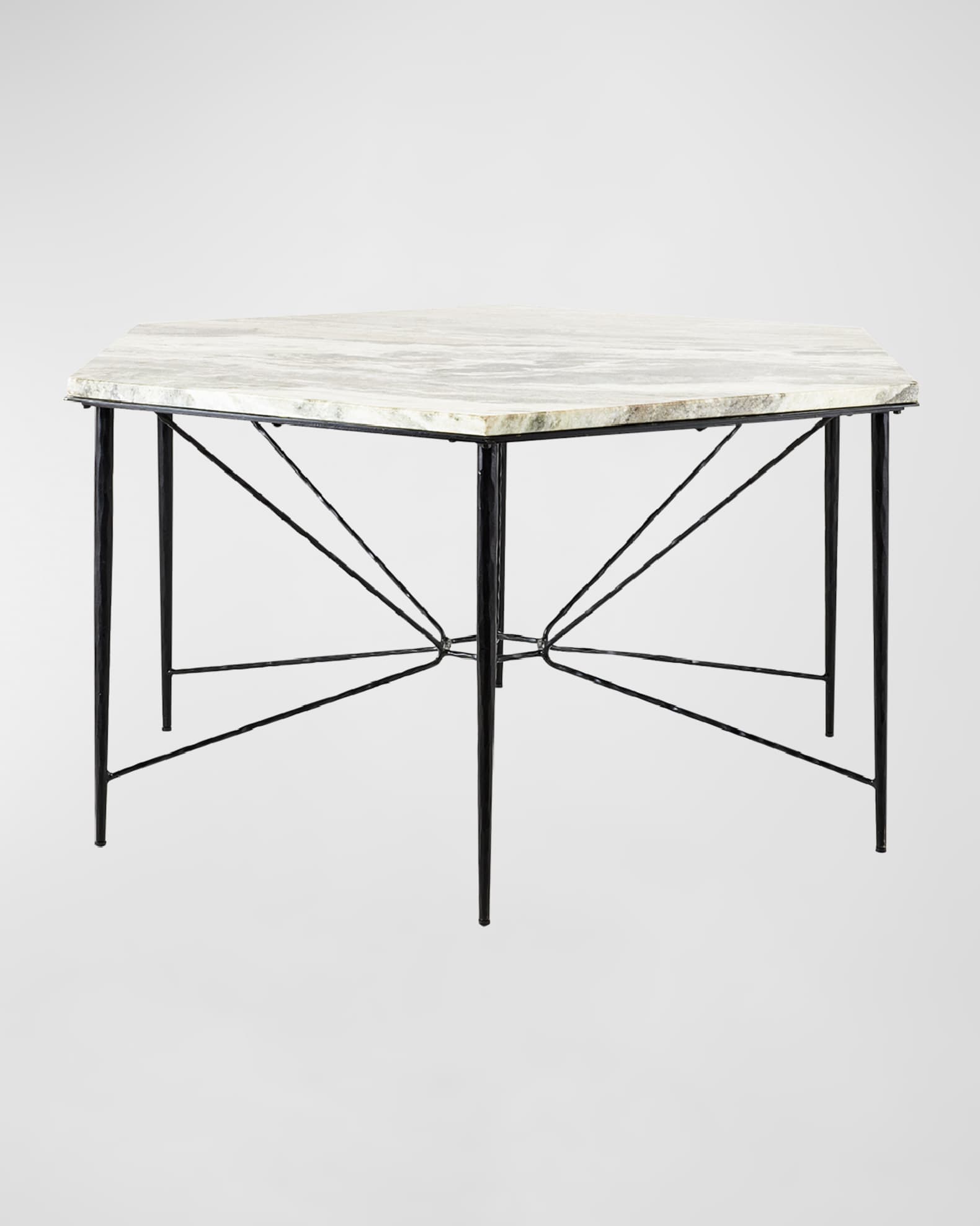 Arteriors Estrella Hexagonal Dining Table, 62.5" | Neiman Marcus