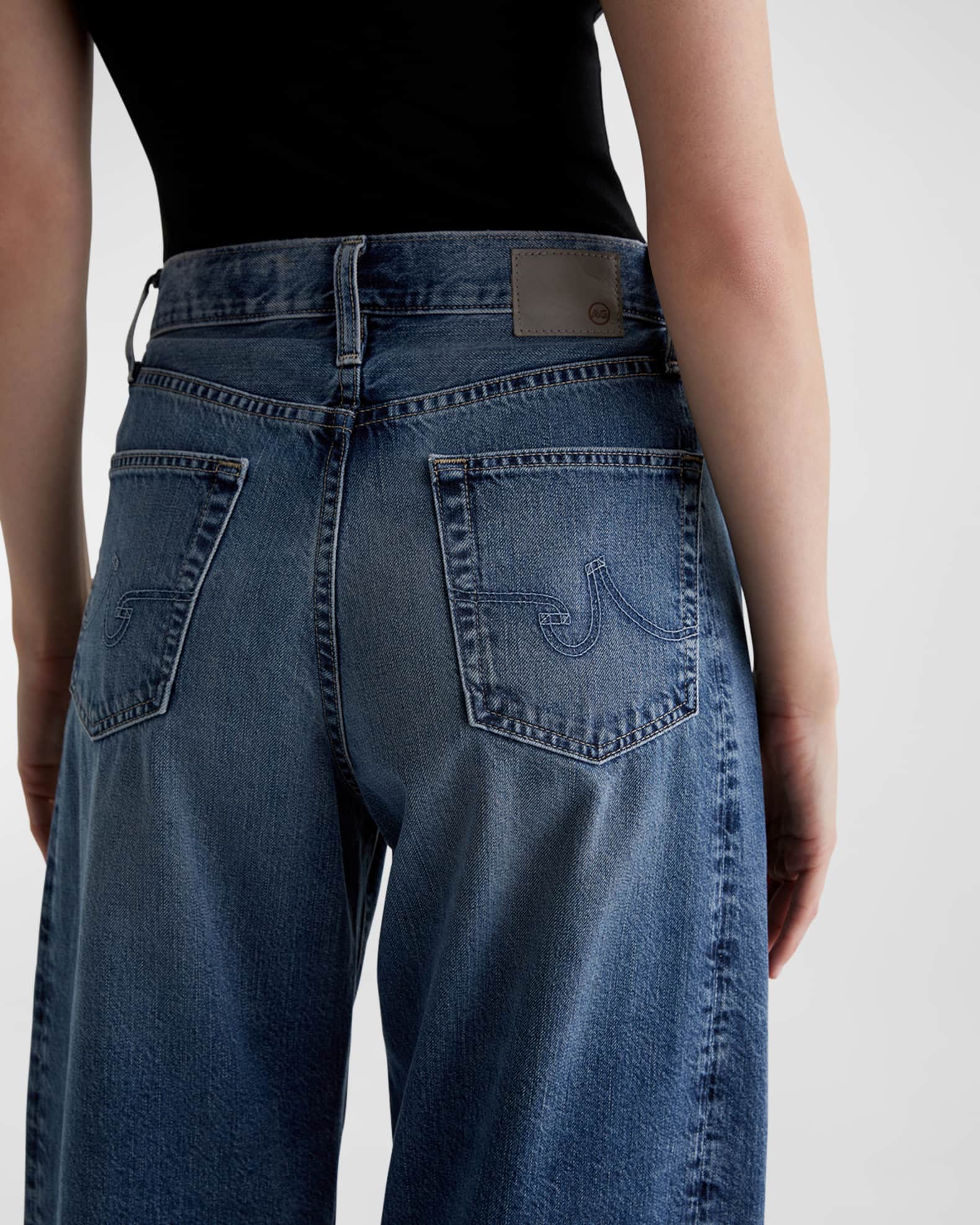 AG Jeans Hattie Wide-Leg Jeans | Neiman Marcus