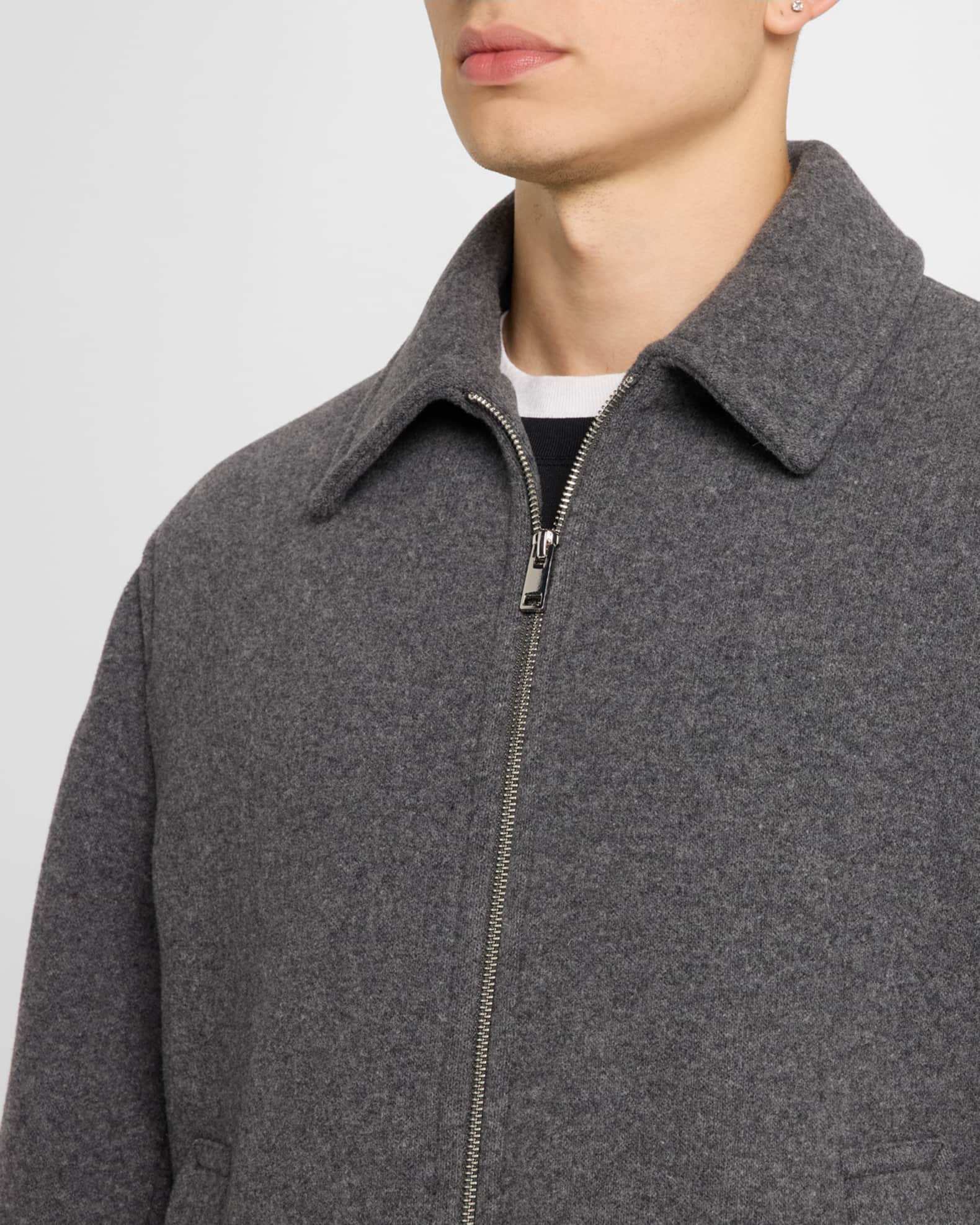 Theory Men's Milo Jacket in Double-Knit Wool | Neiman Marcus