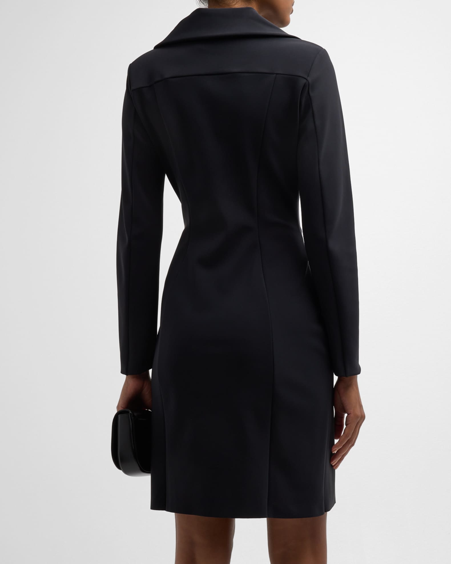 Chiara Boni La Petite Robe Double-Breasted Blazer Dress | Neiman Marcus