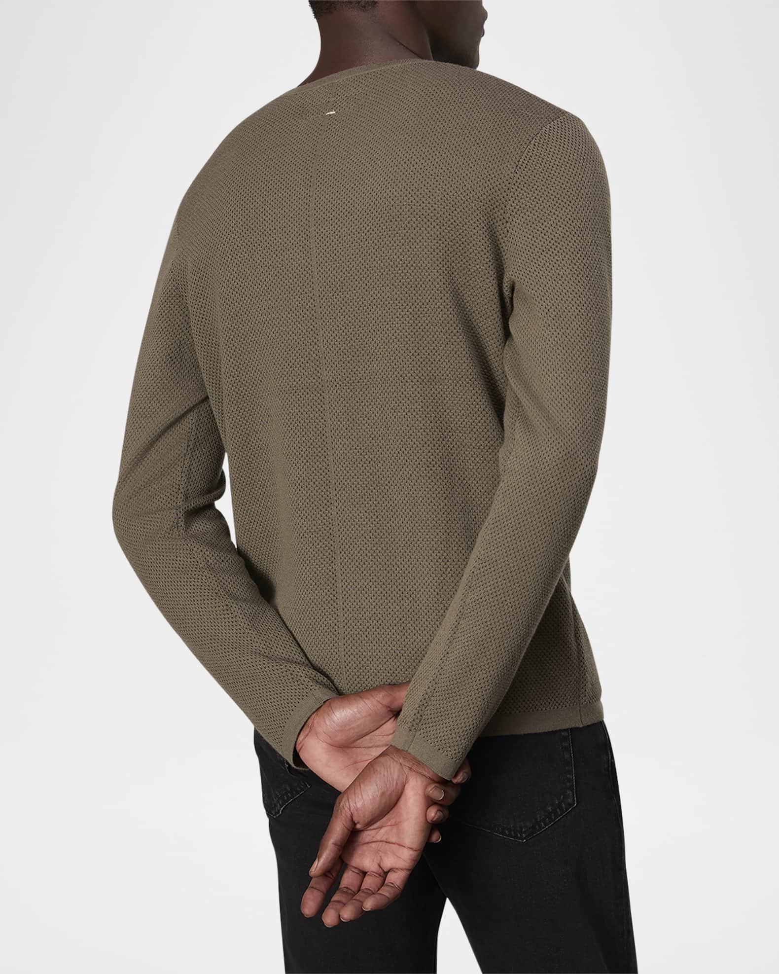 Rag & Bone Men's Bennet Textured Sweatshirt | Neiman Marcus
