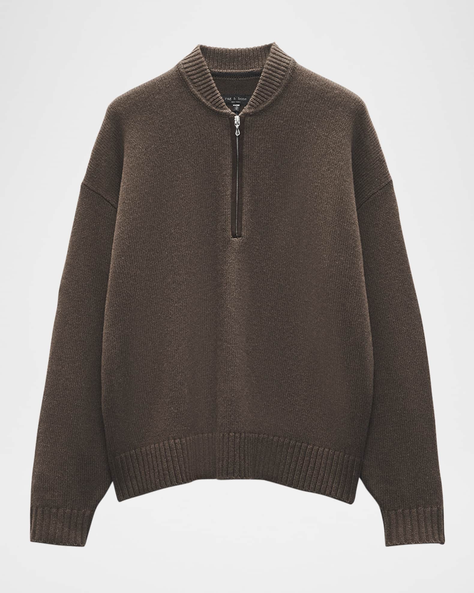 Rag & Bone Men's Clarkson Quarter-Zip Sweater | Neiman Marcus