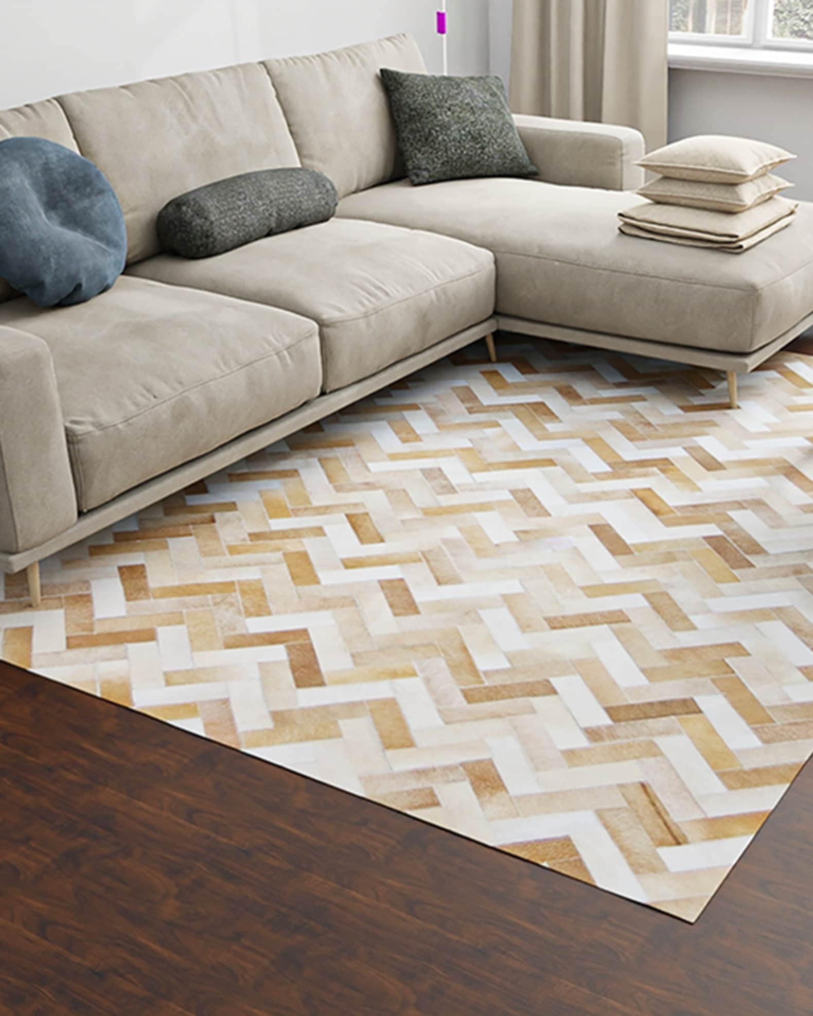 Kendrick Hair on Hide Rug | Neiman Marcus
