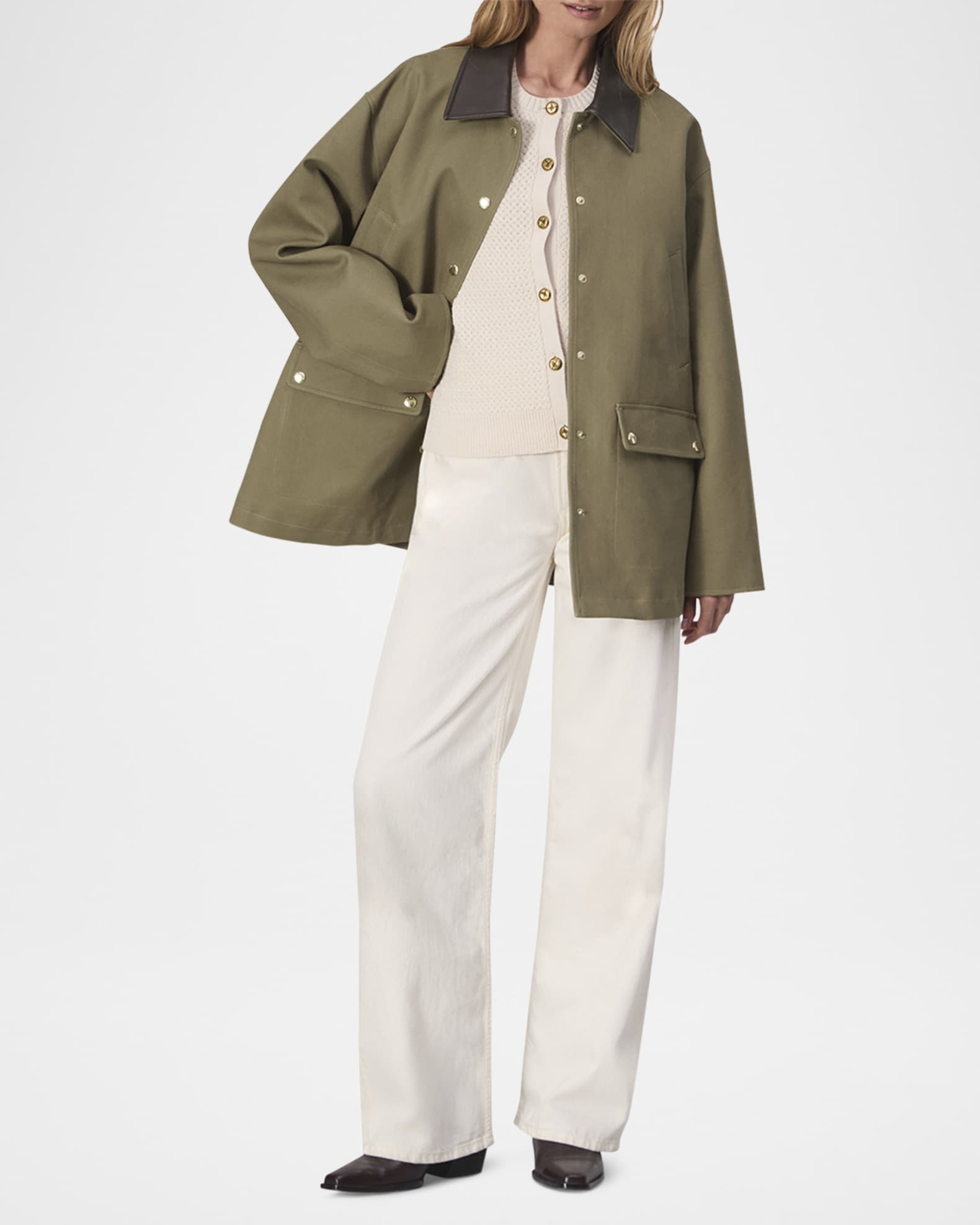 Rag & Bone Cassidy Cotton Jacket | Neiman Marcus