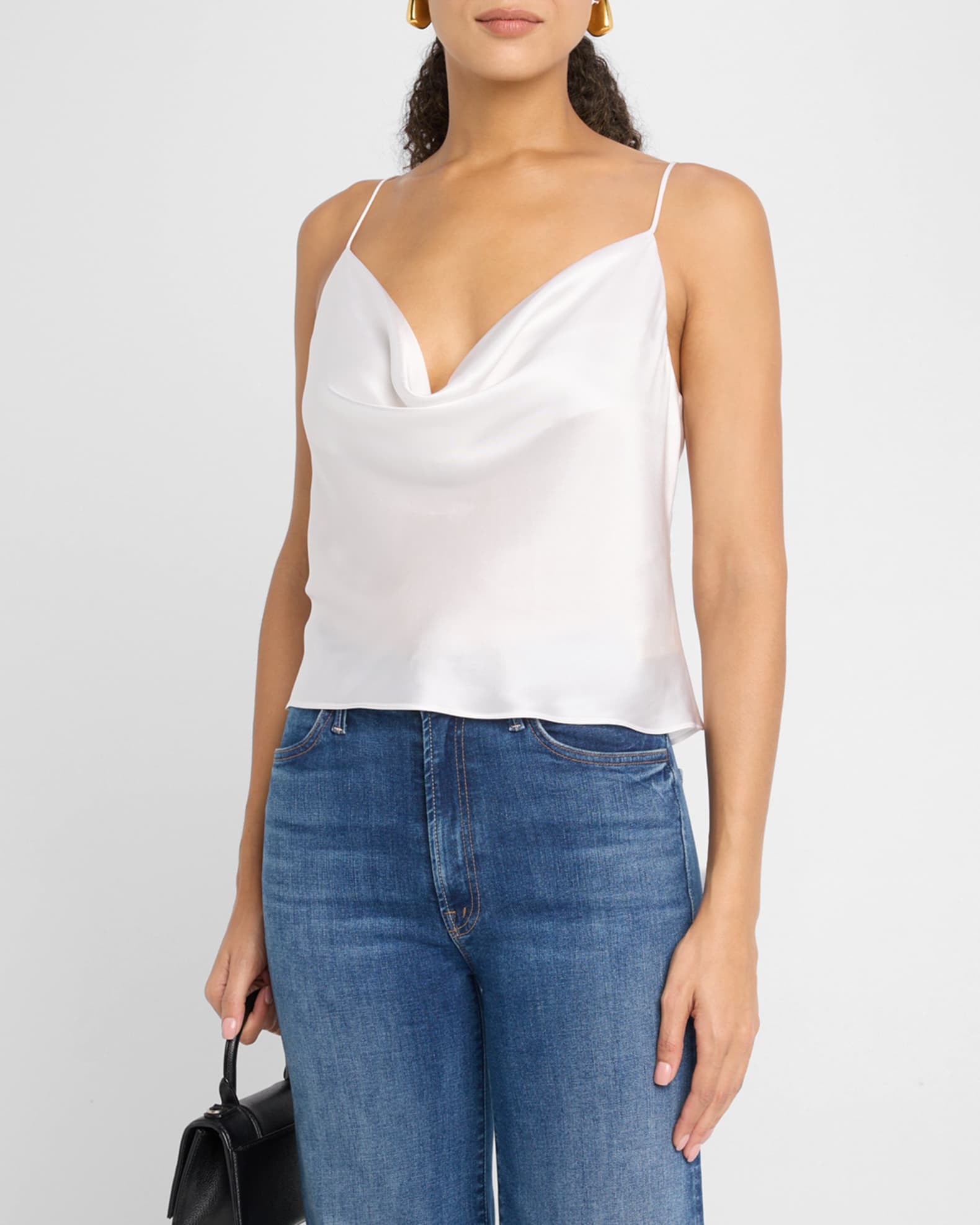 L'Agence Calista Cowl-Neck Silk Camisole | Neiman Marcus L'Agence Calista Cowl-Neck Silk Camisole | Neiman Marcus