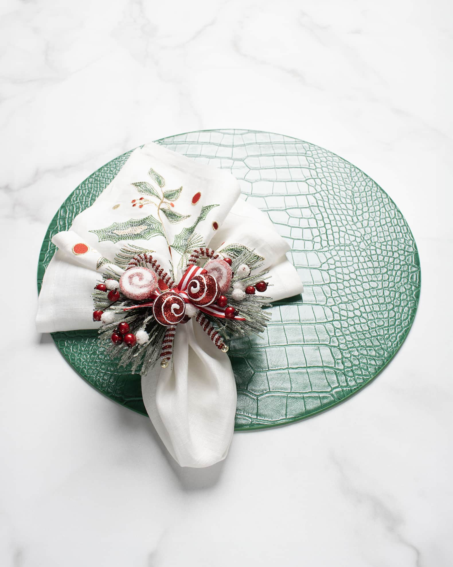 Blizten Holiday Table Linens Collection | Neiman Marcus