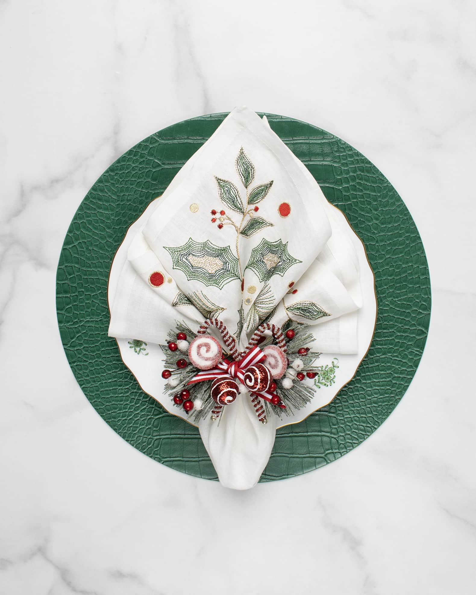 Blizten Holiday Table Linens Collection | Neiman Marcus