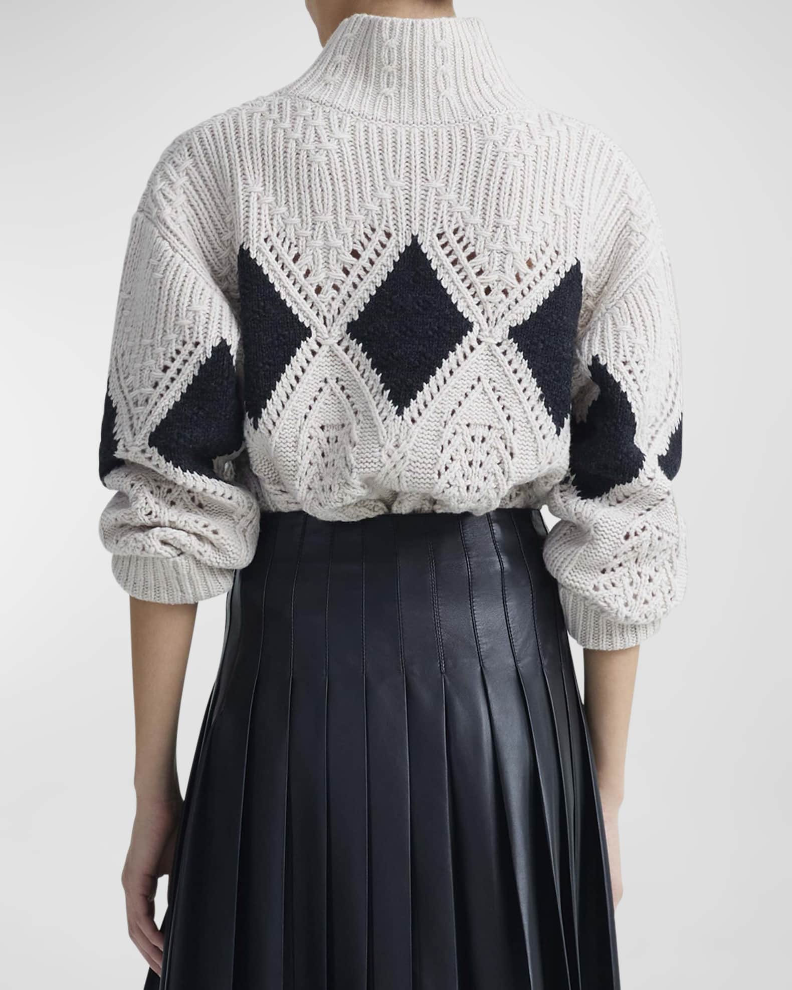 Altuzarra Grady Cable-Knit Wool Sweater | Neiman Marcus