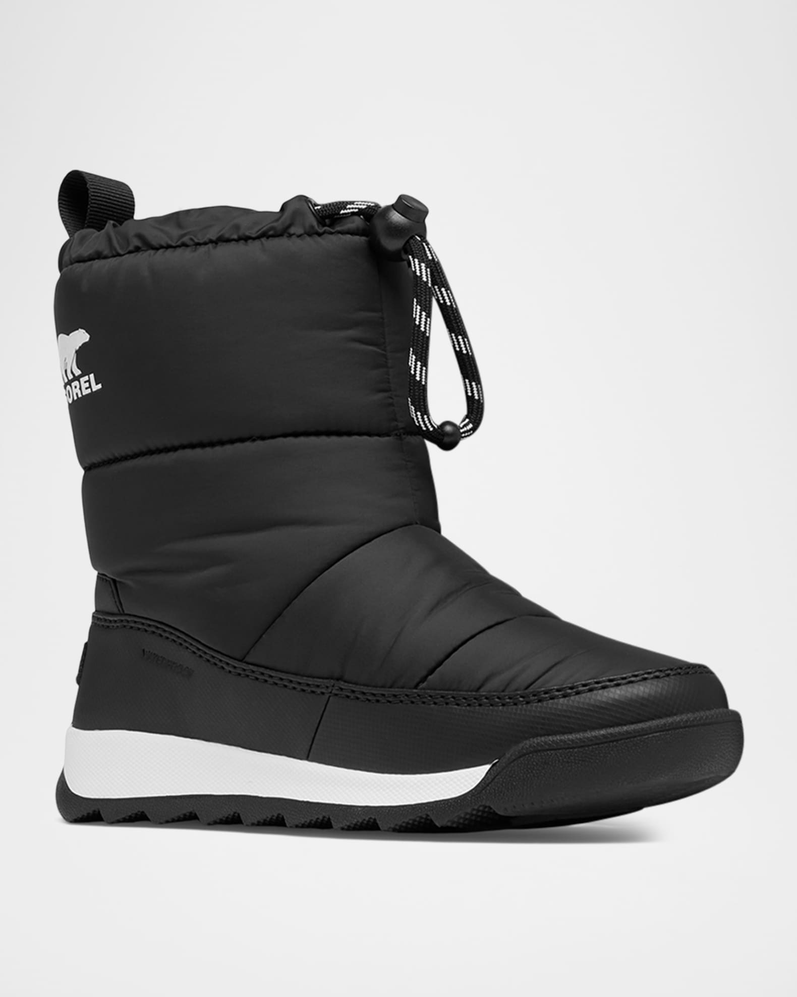 Sorel Kid's Whitney II Waterproof Puffy Nylon Winter Boots, Kids ...