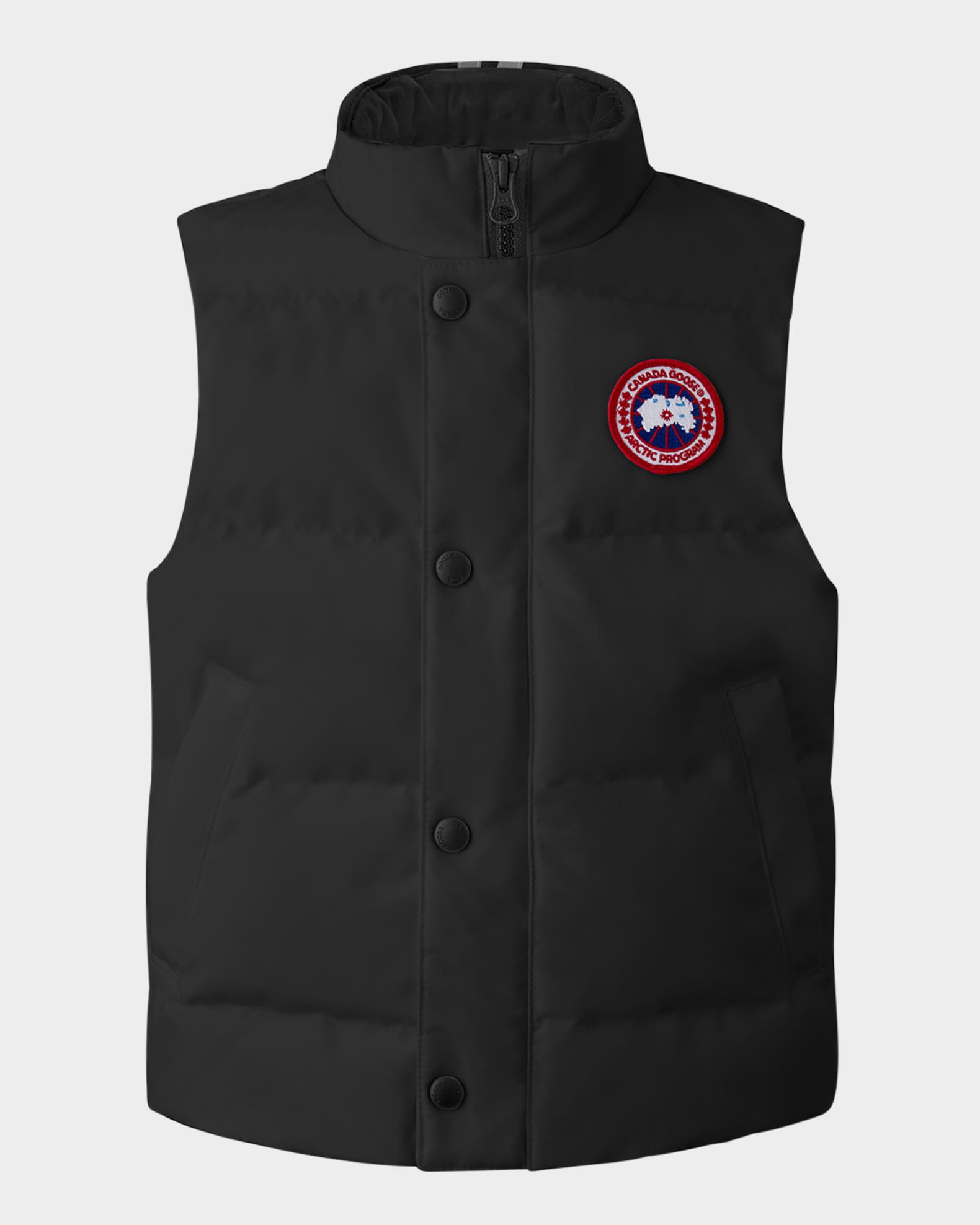 Canada Goose Kid's Vanier Vest W/ Logo Patch Vest, Size 2-7 | Neiman Marcus