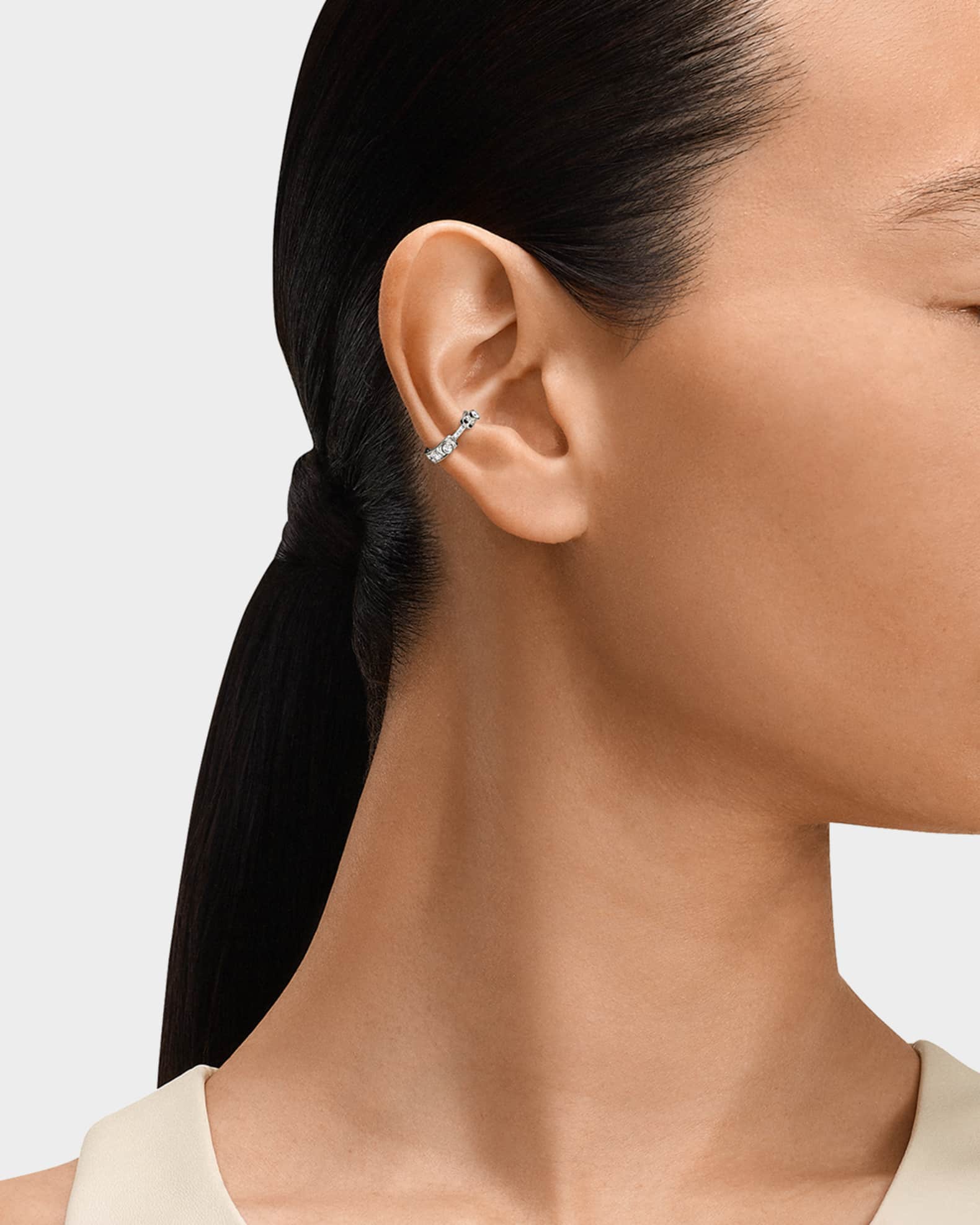 18K Eternity Tuxedo Ear Cuff | Neiman Marcus