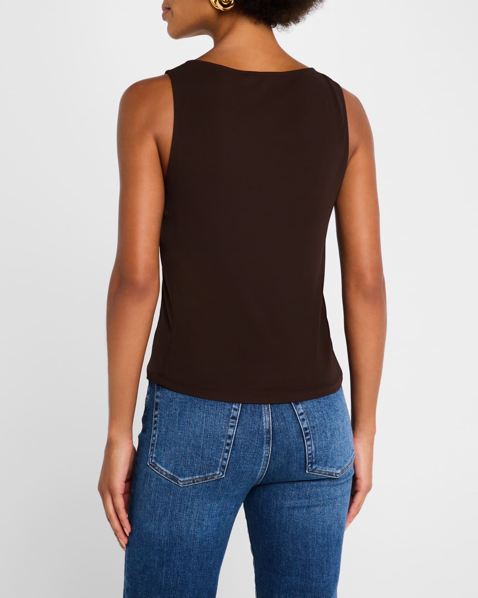 FRAME Deep V Tank Top | Neiman Marcus