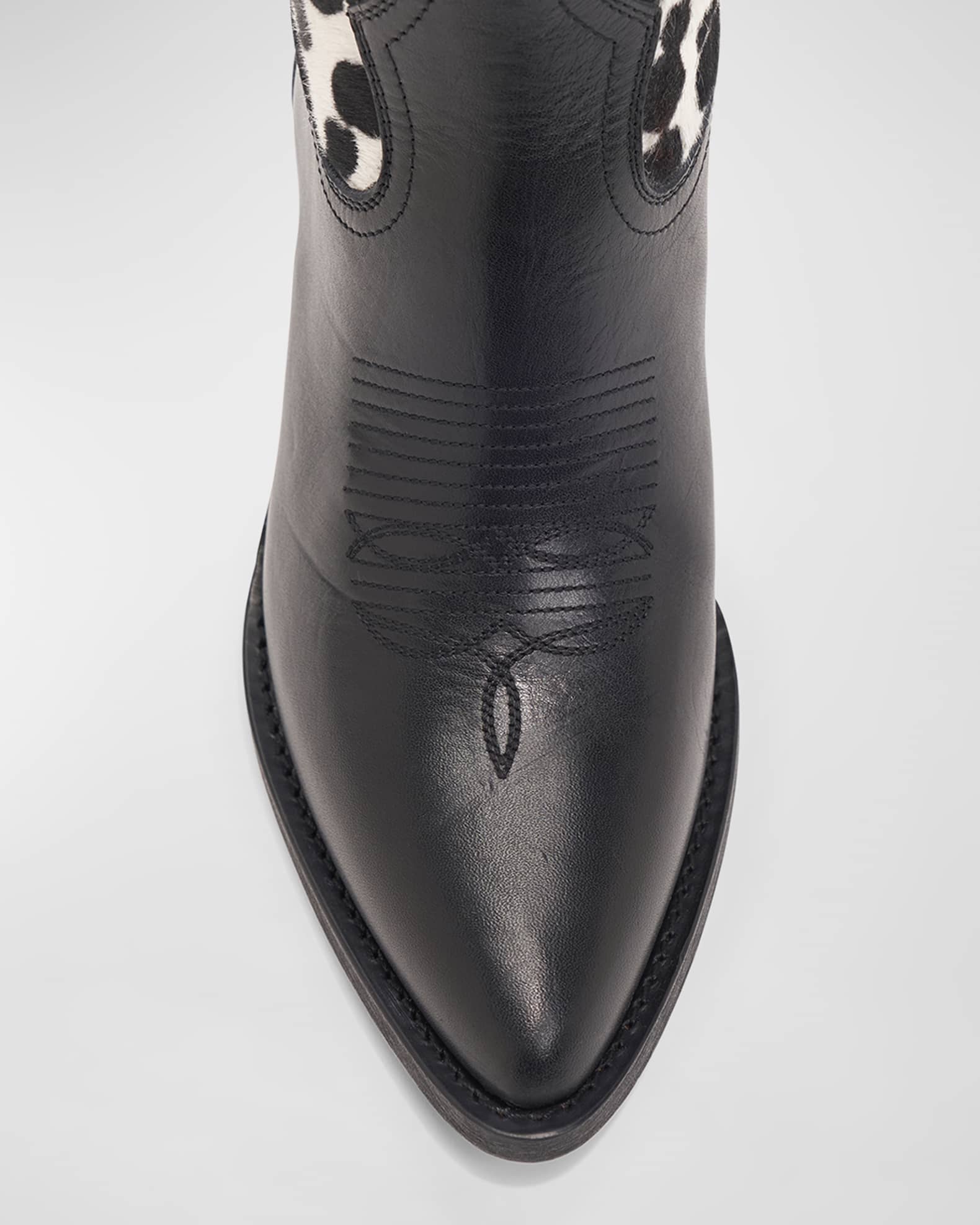 Partlow Julien Animal-Print Western Boots | Neiman Marcus