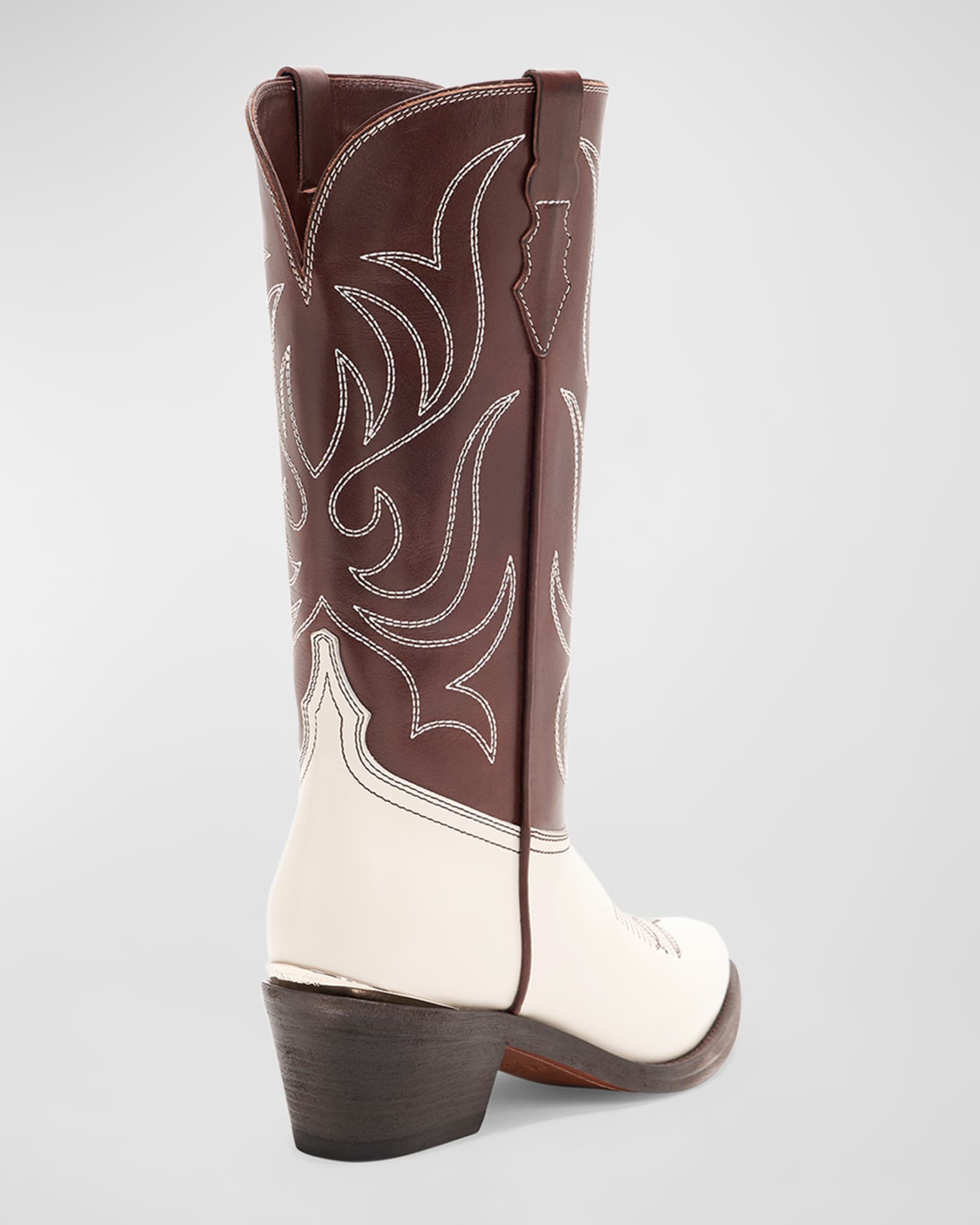 Partlow Rowan Bicolor Leather Western Boots | Neiman Marcus
