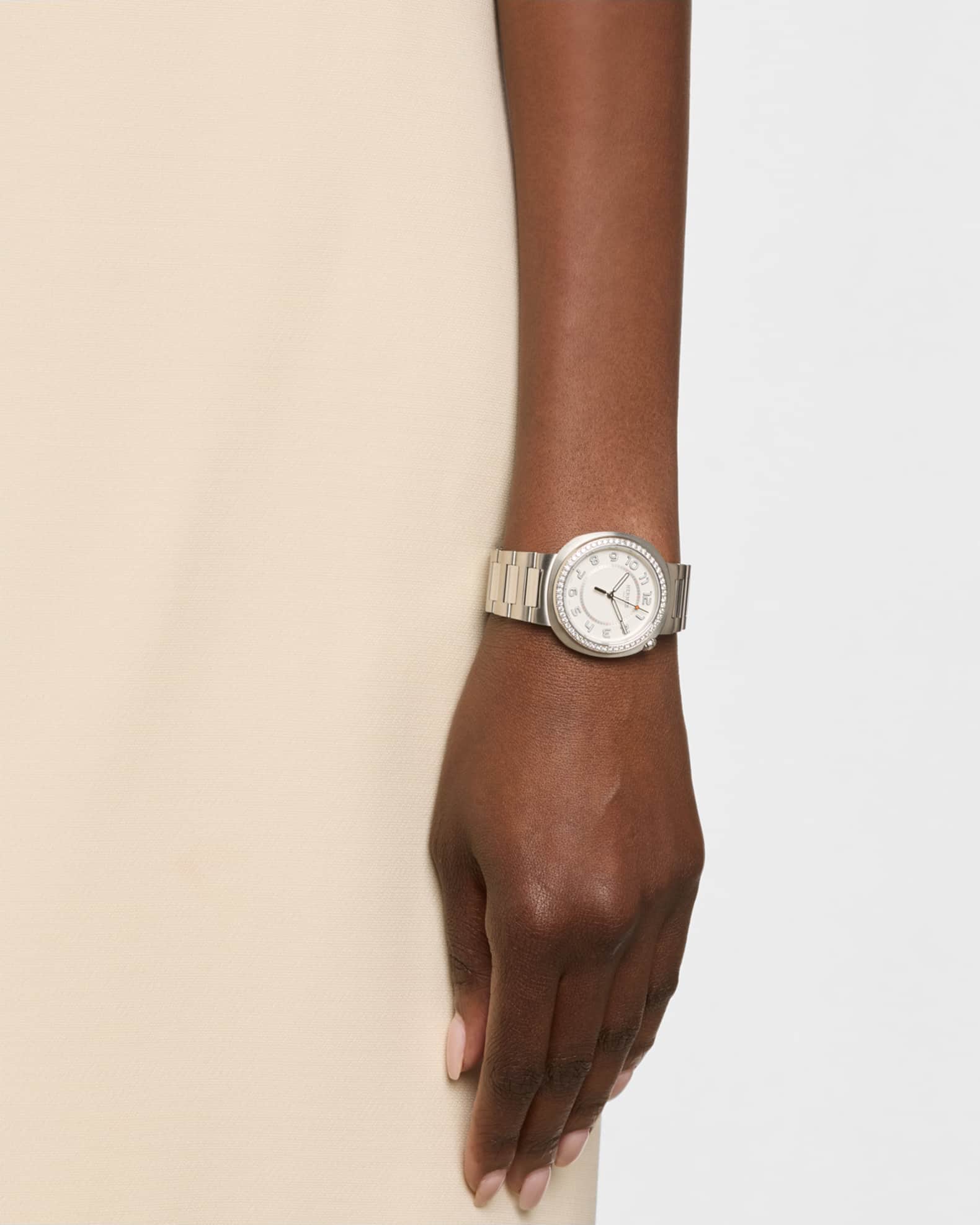 Hermes Hermès Cut Diamond Watch, 36 mm | Neiman Marcus