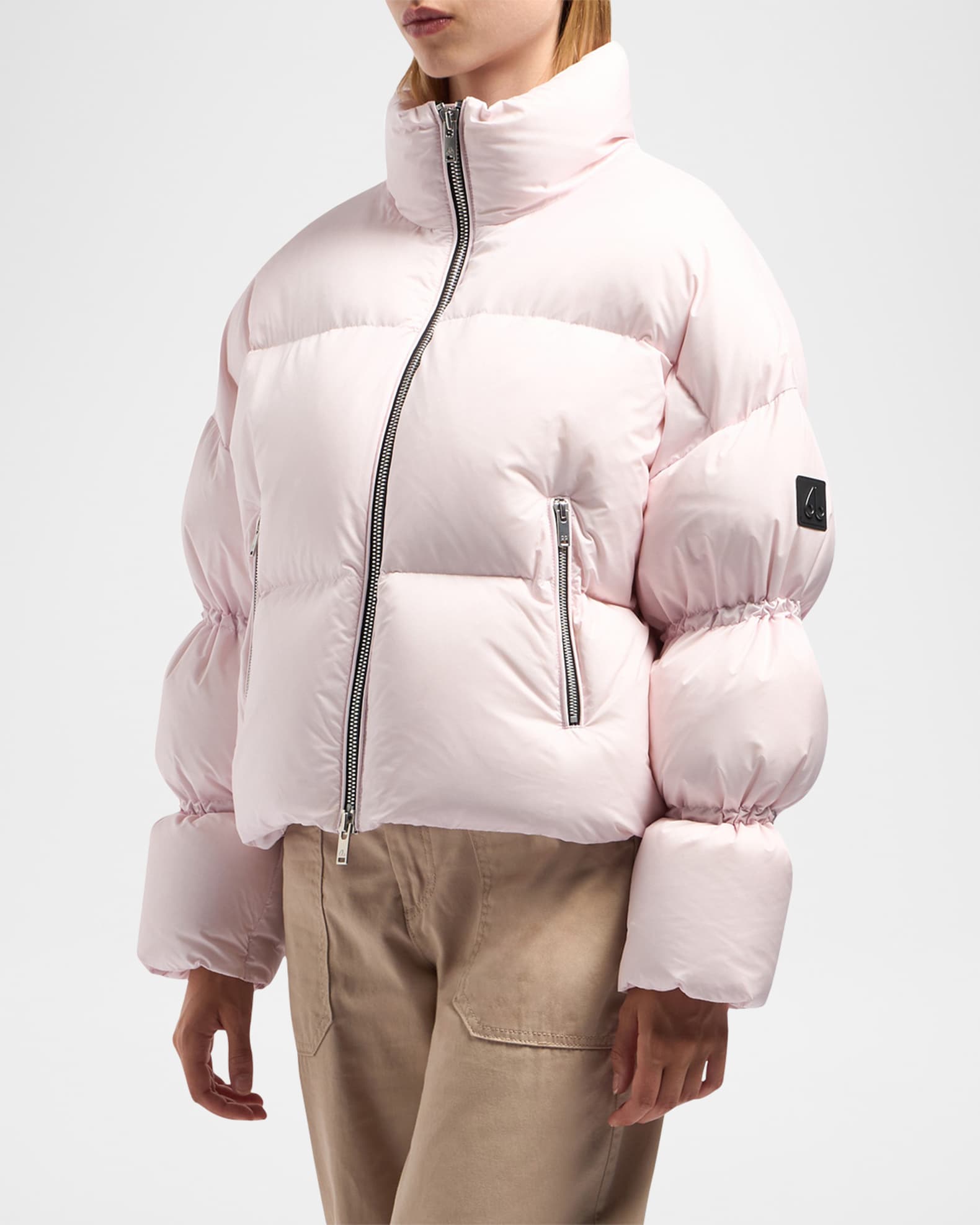 Agate Drawstring Puffer Jacket | Neiman Marcus