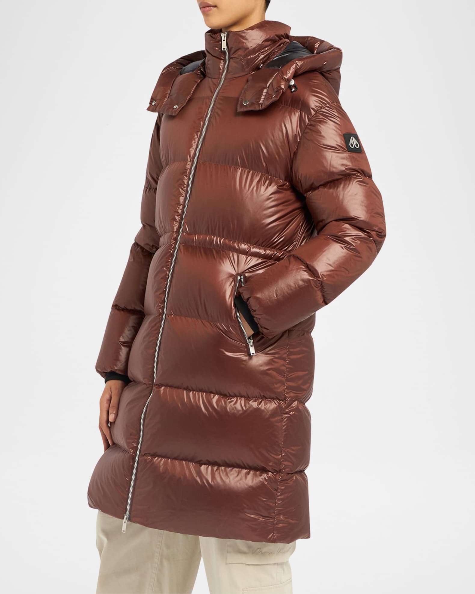 Moose Knuckles Juniper Metallic Parka | Neiman Marcus