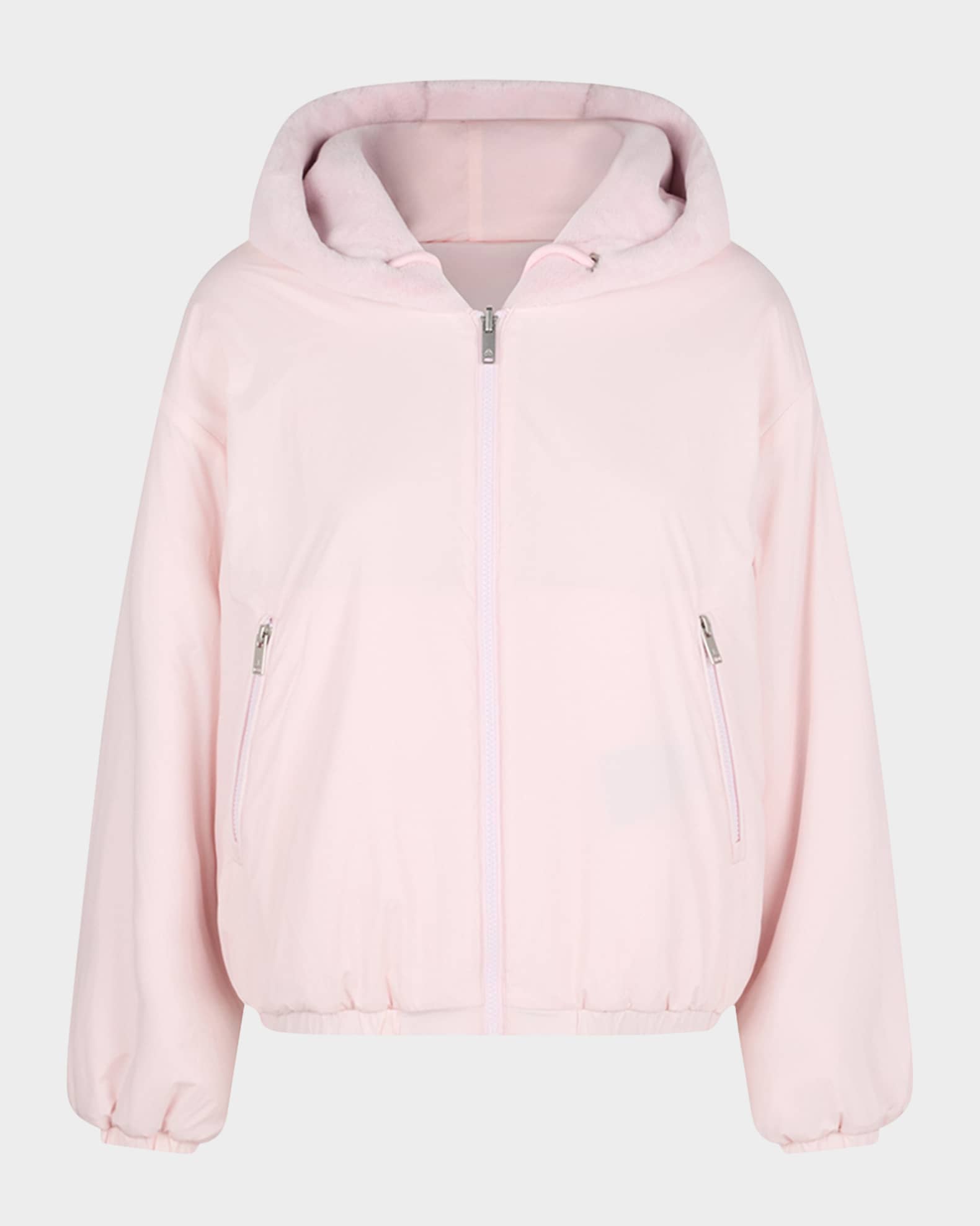 Moose Knuckles Eaton Bunny Faux-Fur Hooded Jacket | Neiman Marcus