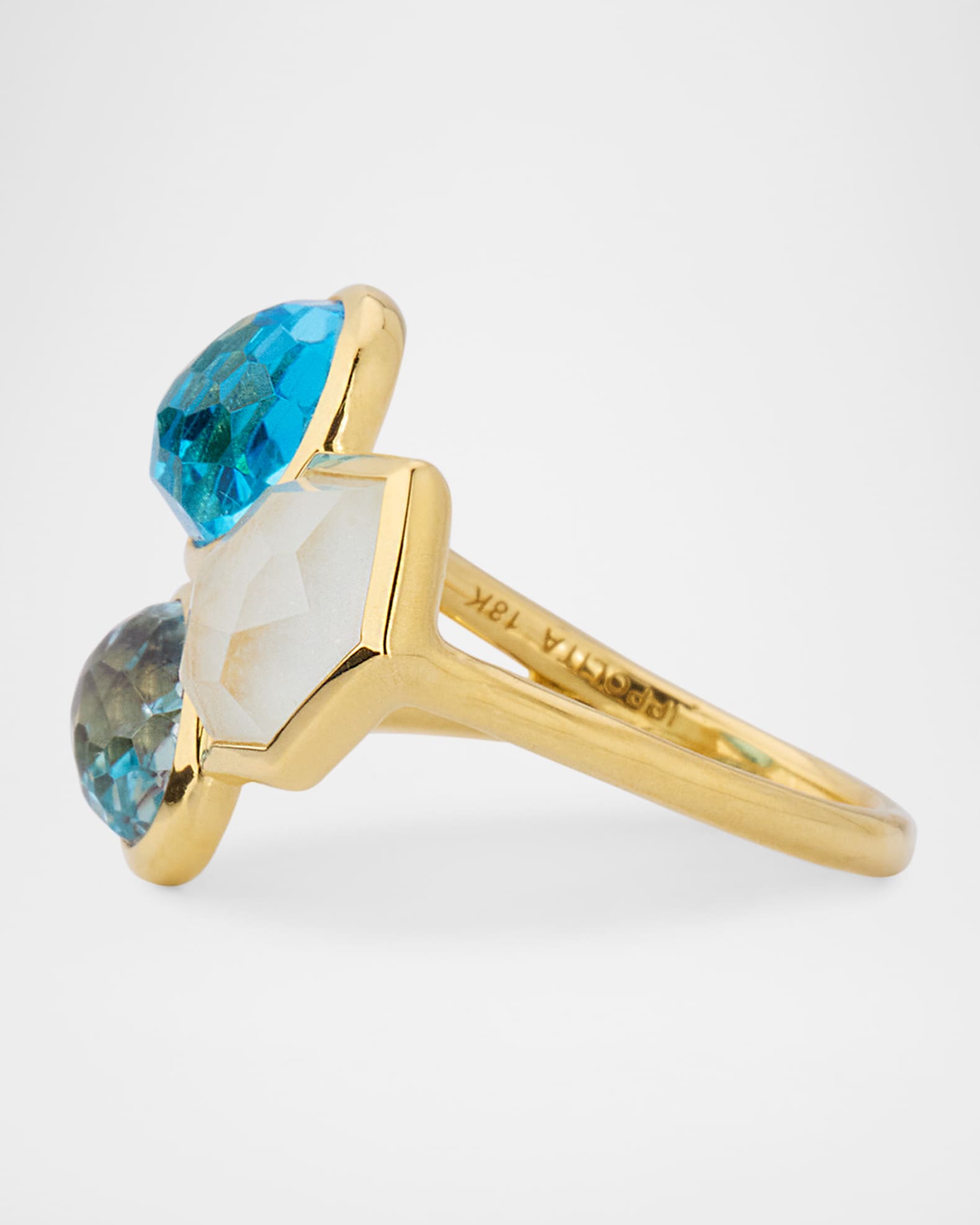 Ippolita Rock Candy Small Mare 3-Stone Cluster Ring in 18K Gold ...