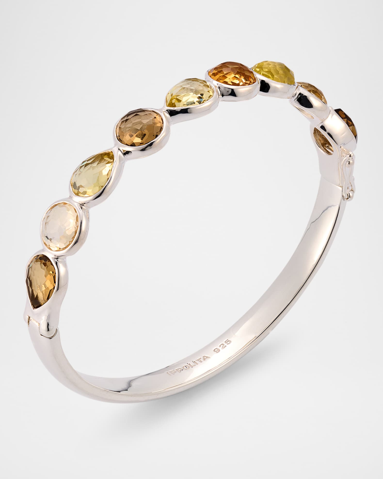 Ippolita Rock Candy Girasole Stone Row Bangle Bracelet in Sterling ...