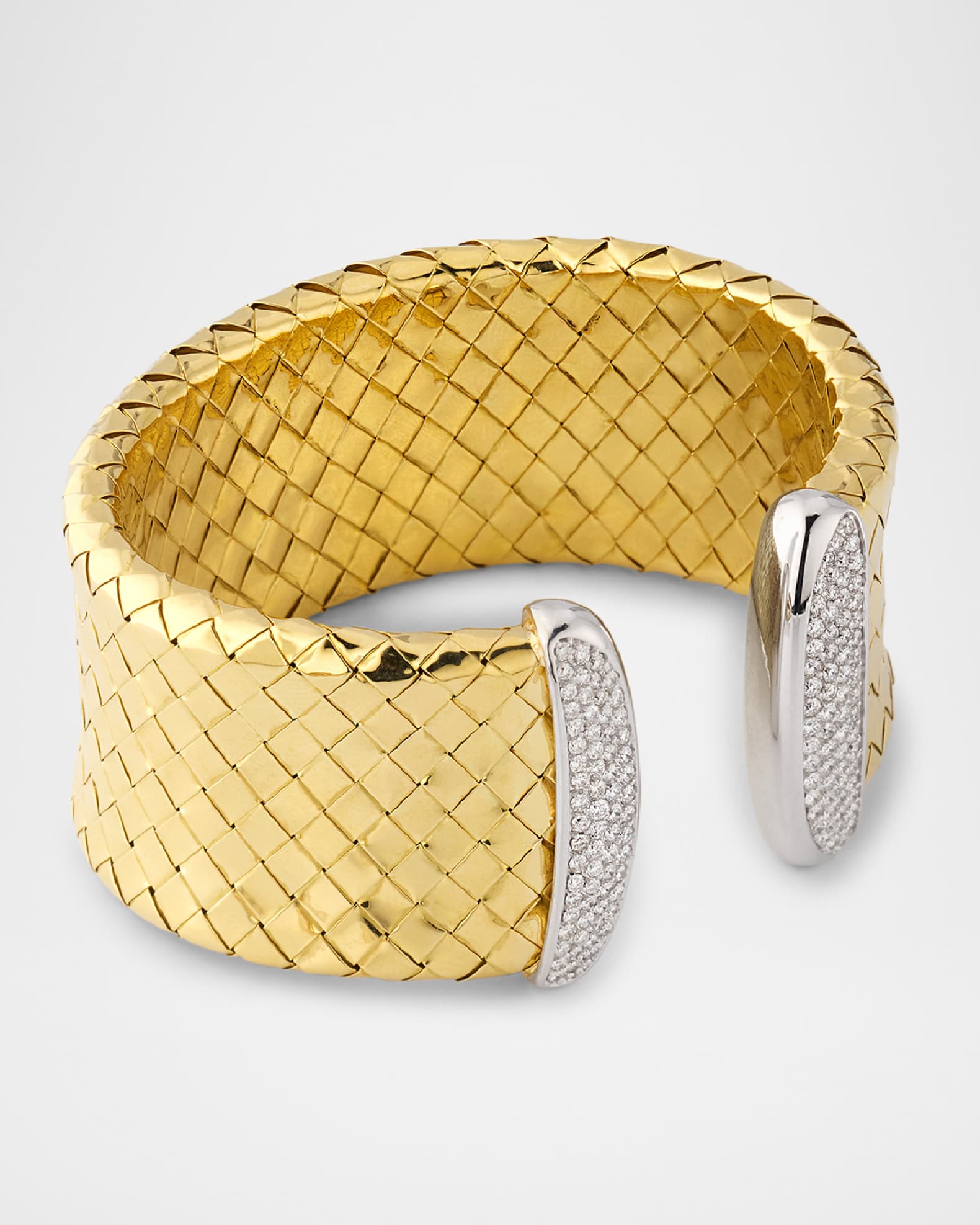 NM Estate Estate 18K Yellow Gold Italian Diamond Bracelet, 7" | Neiman ...