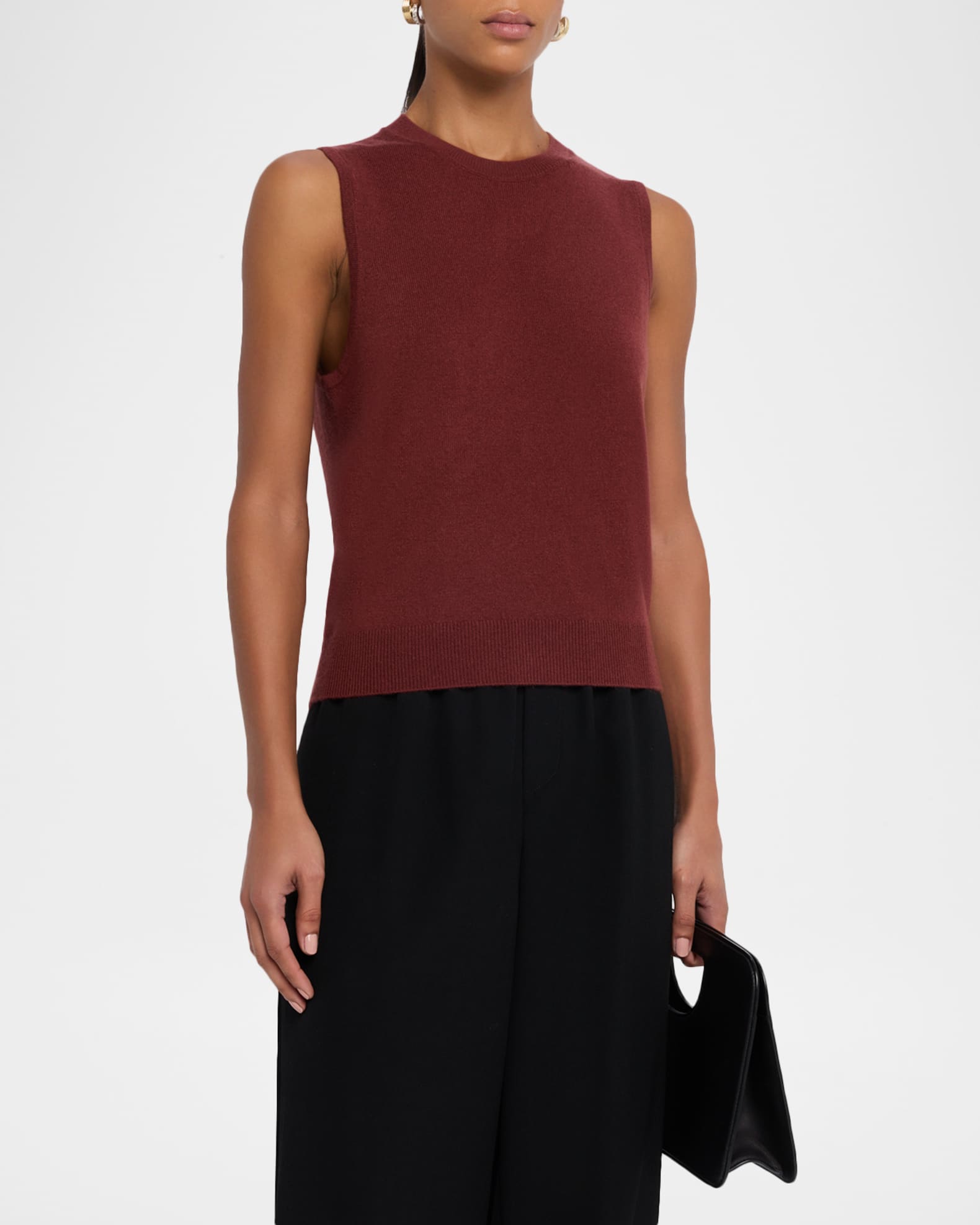 Theory Cashmere Knit Shell Top | Neiman Marcus