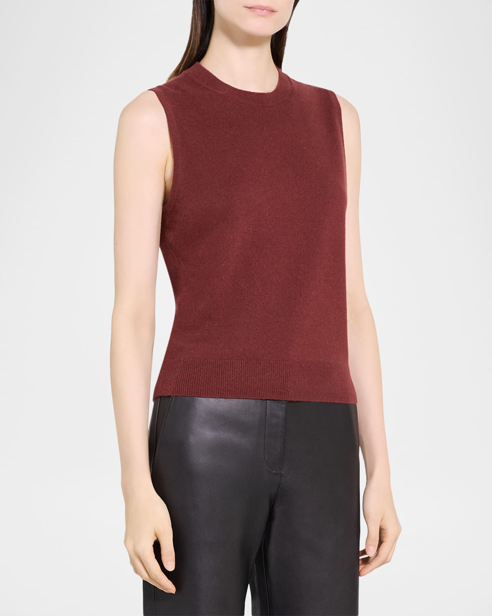 Theory Cashmere Knit Shell Top | Neiman Marcus