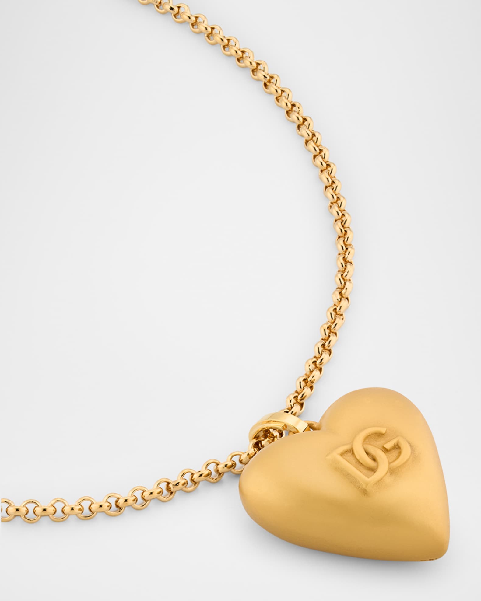 Dolce&Gabbana Heart DG Necklace | Neiman Marcus