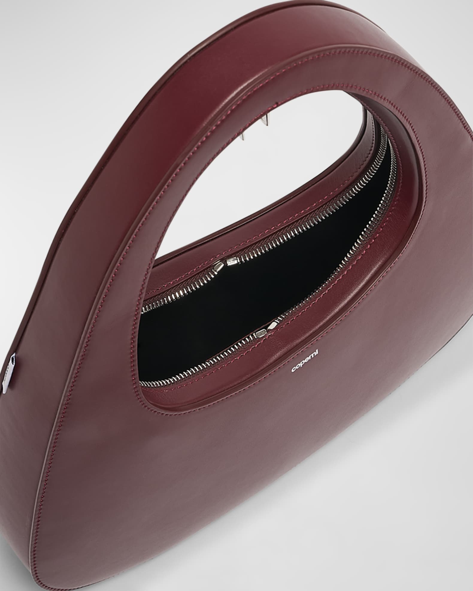 Coperni Swipe Large Zip Leather Shoulder Bag | Neiman Marcus Coperni Swipe Large Zip Leather Shoulder Bag | Neiman Marcus