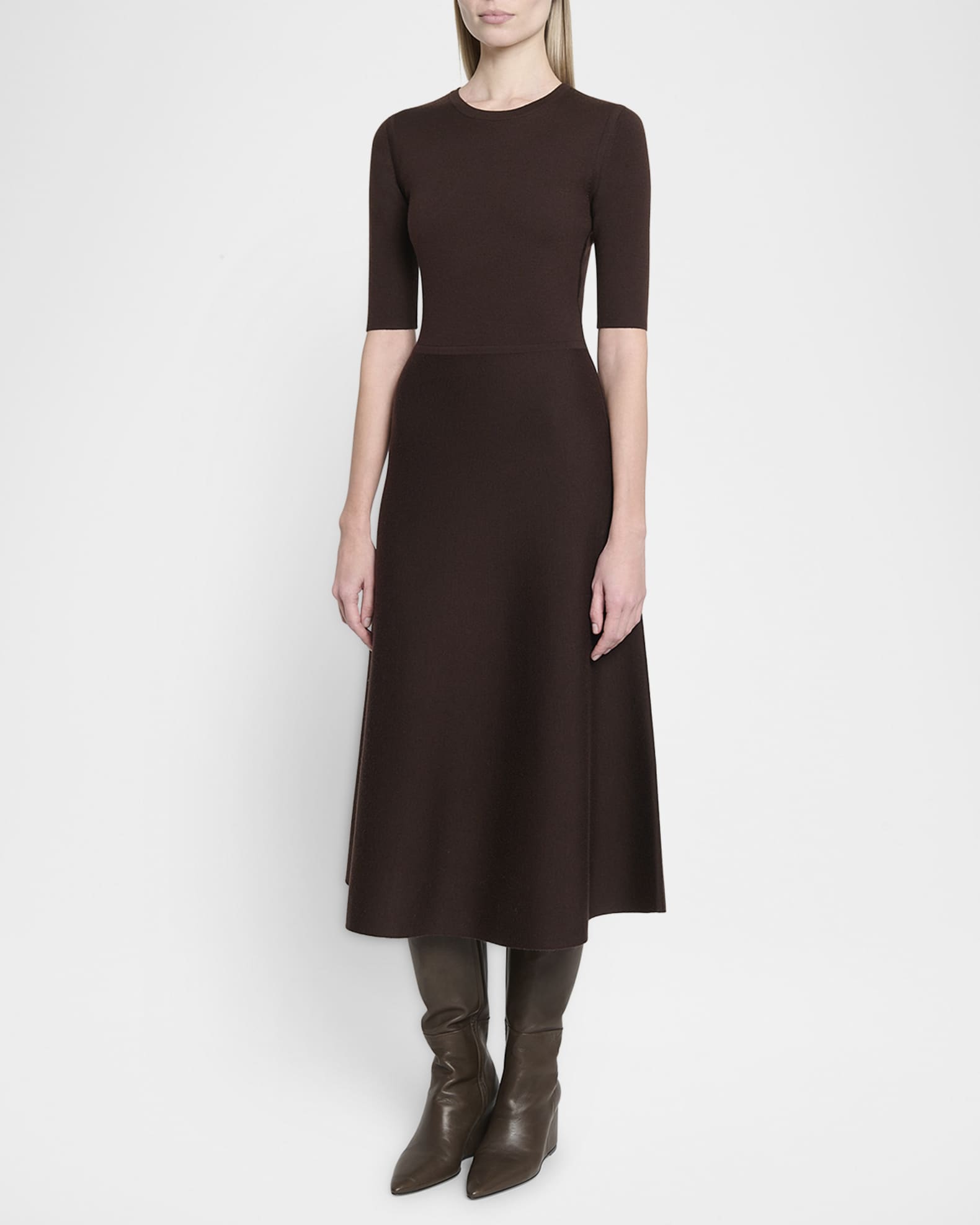 Gabriela Hearst Seymore Wool-Cashmere Maxi Dress | Neiman Marcus