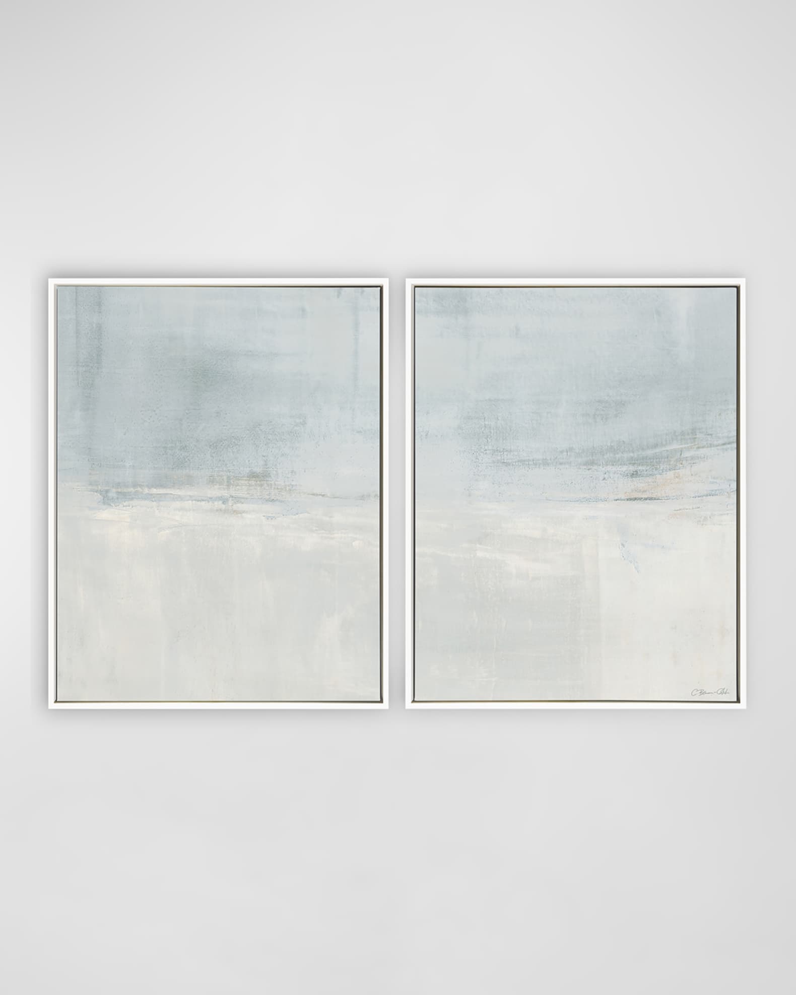 Benson-Cobb Studios "Landscape Study" Hand-Embellished Giclee Diptych ...