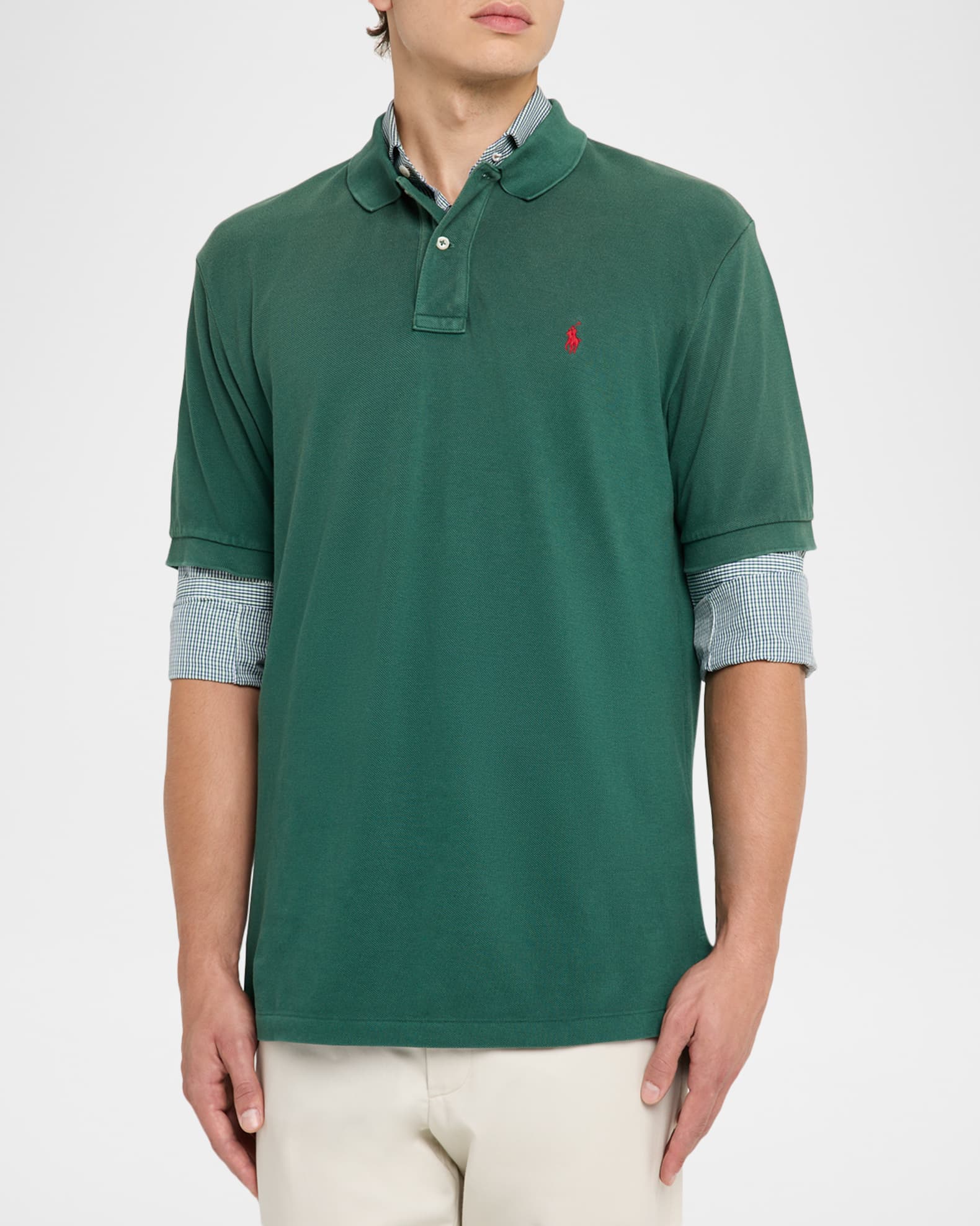 Polo Ralph Lauren Men's Original Fit Short-Sleeve Mesh Polo Shirt ...