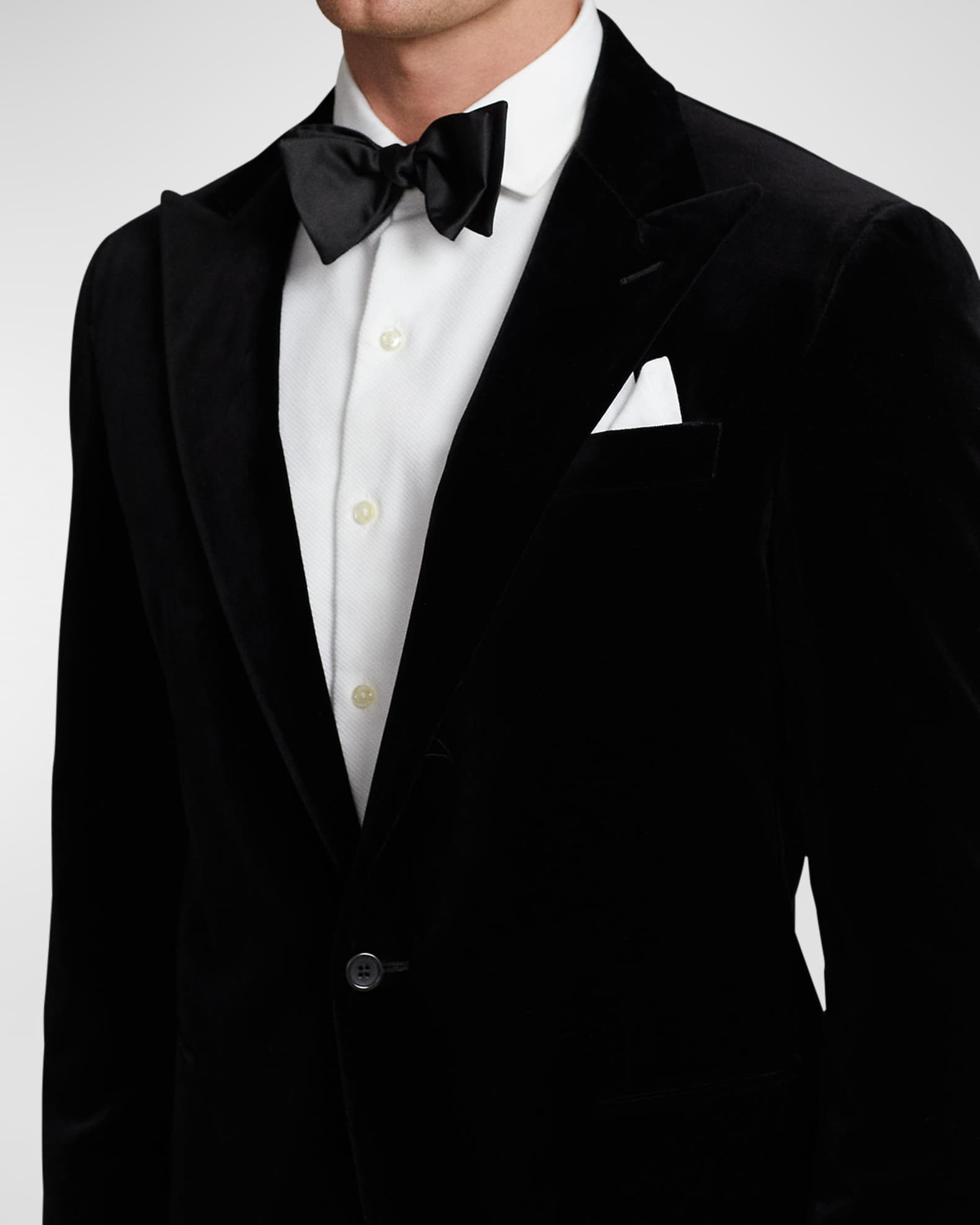 Polo Ralph Lauren Men's Tailored Velvet Evening Jacket | Neiman Marcus