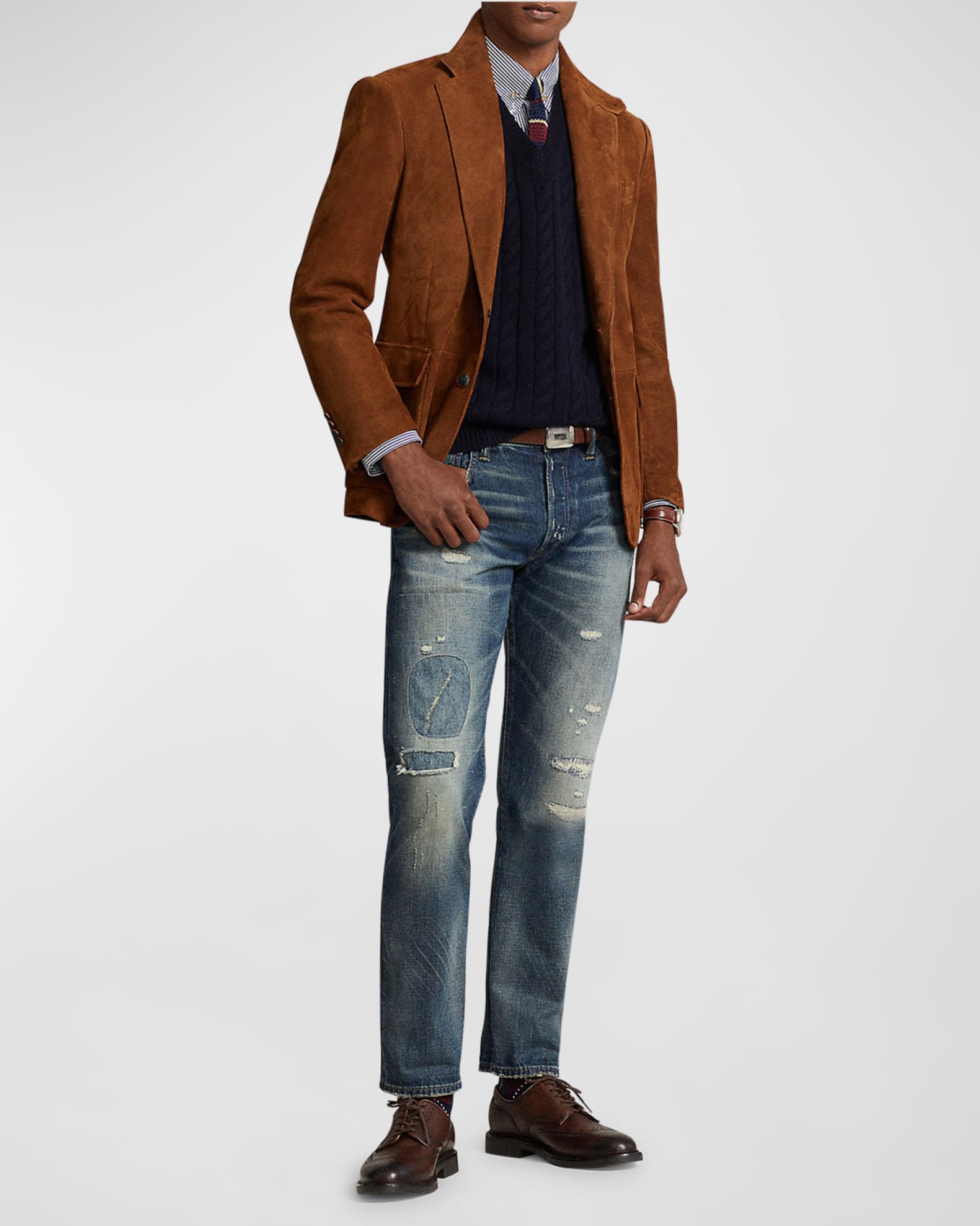 Polo Ralph Lauren Men's RL67 Suede Jacket | Neiman Marcus