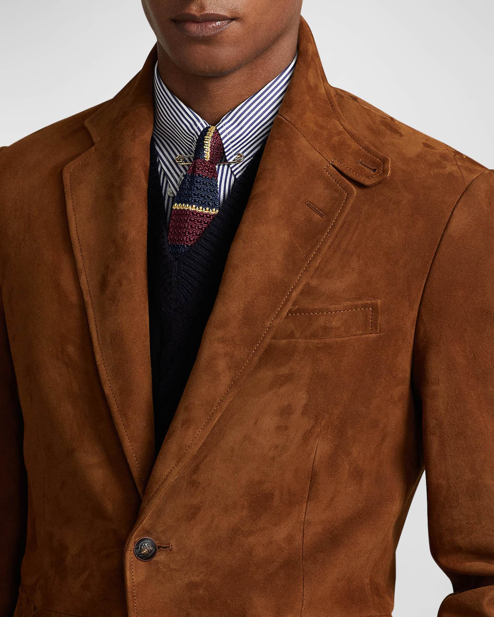 Polo Ralph Lauren Men's RL67 Suede Jacket | Neiman Marcus