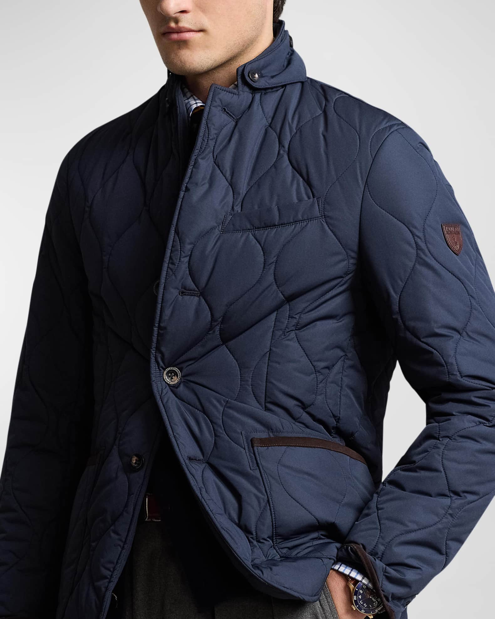Polo Ralph Lauren Men's Quilted Jacket | Neiman Marcus