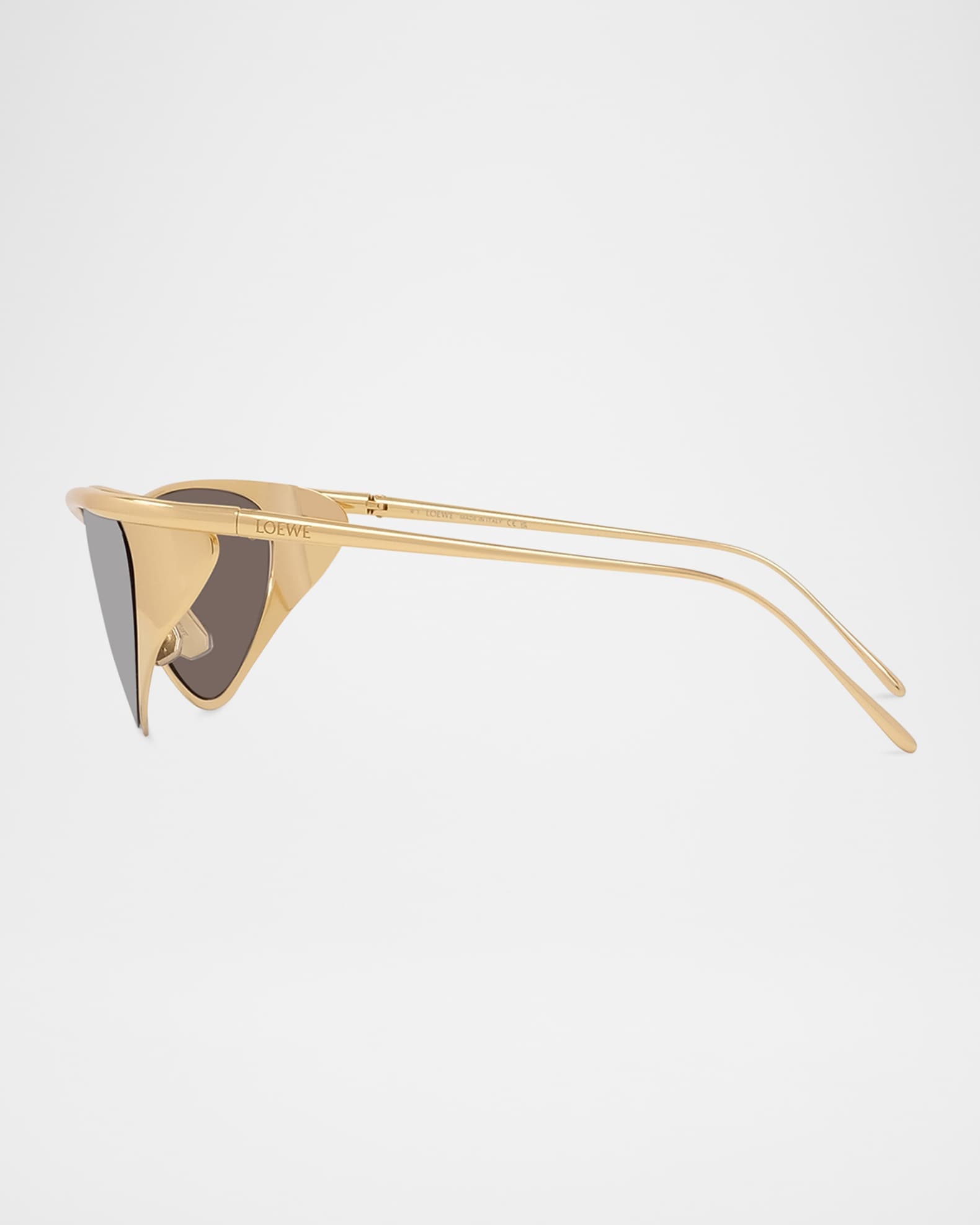 Loewe Signature Metal & Nylon Shield Sunglasses | Neiman Marcus