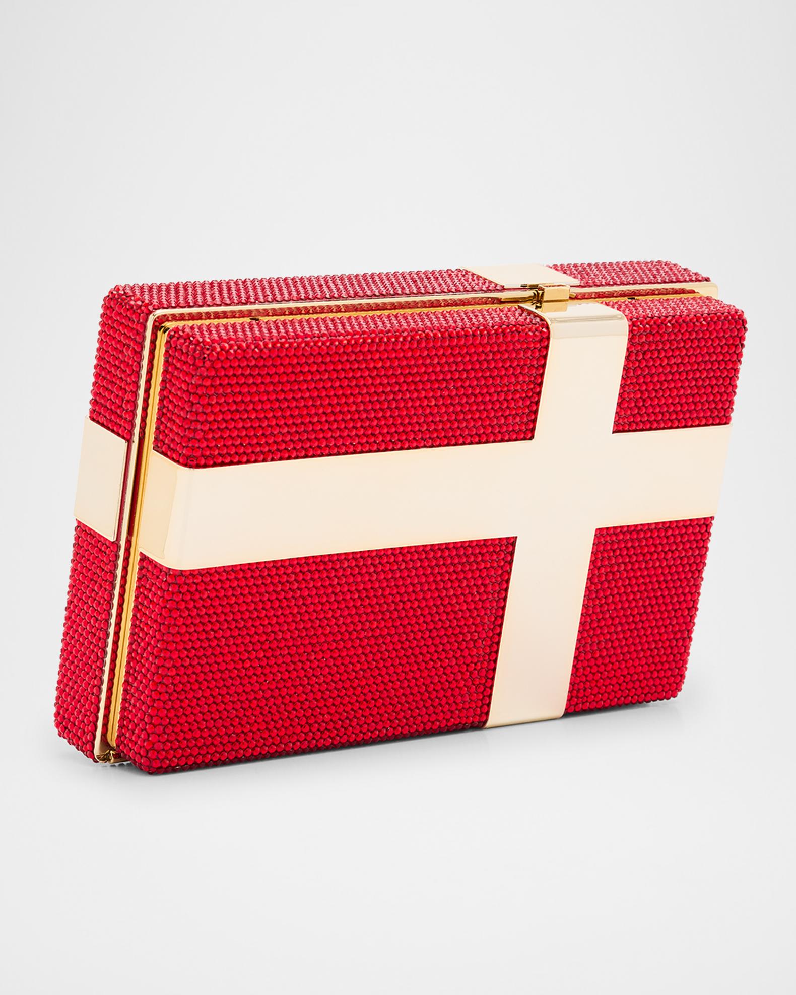 Judith Leiber Couture Gift Box Surprise Crystal Minaudiere | Neiman Marcus