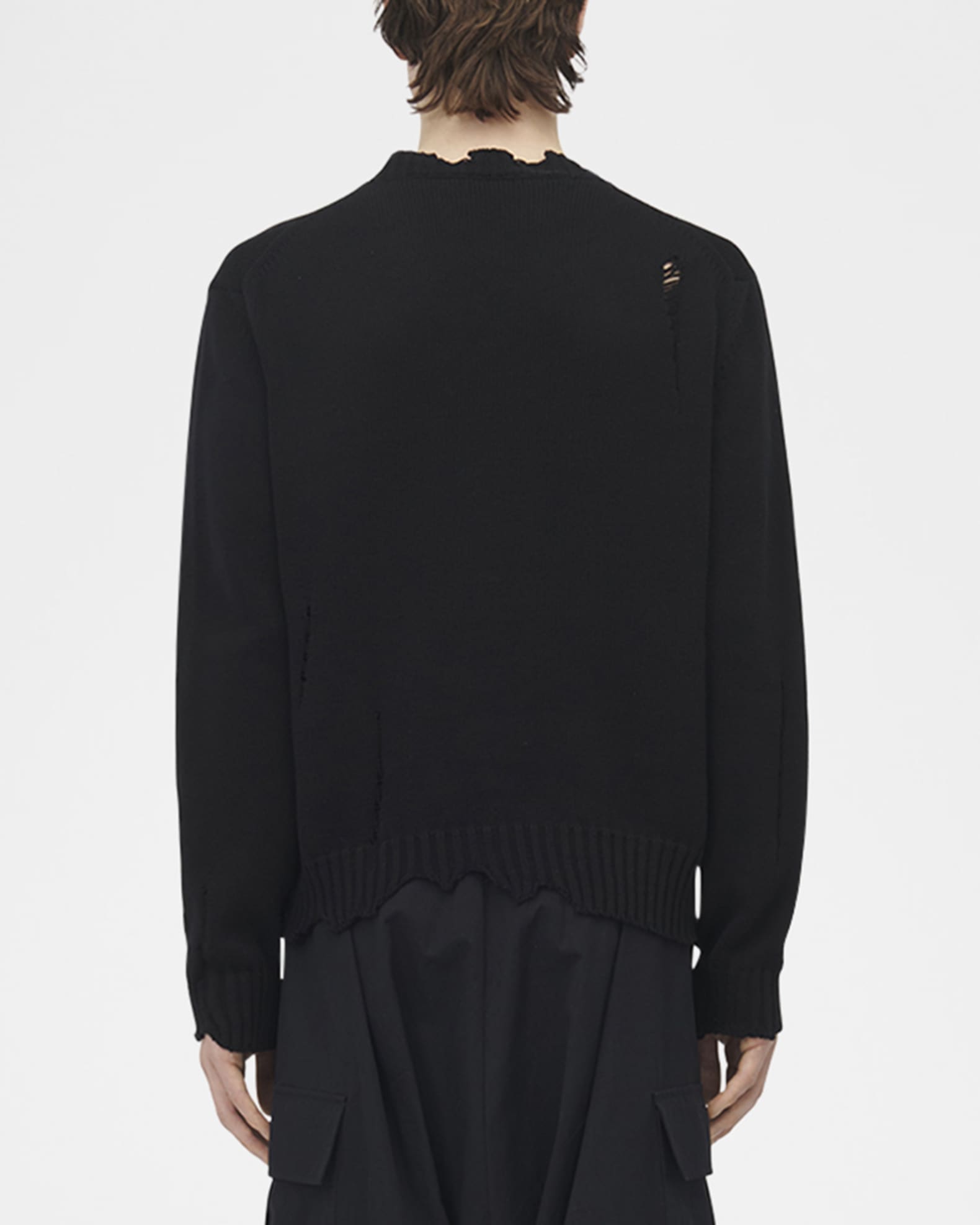 McQueen Men's Distressed Skull Sweater | Neiman Marcus
