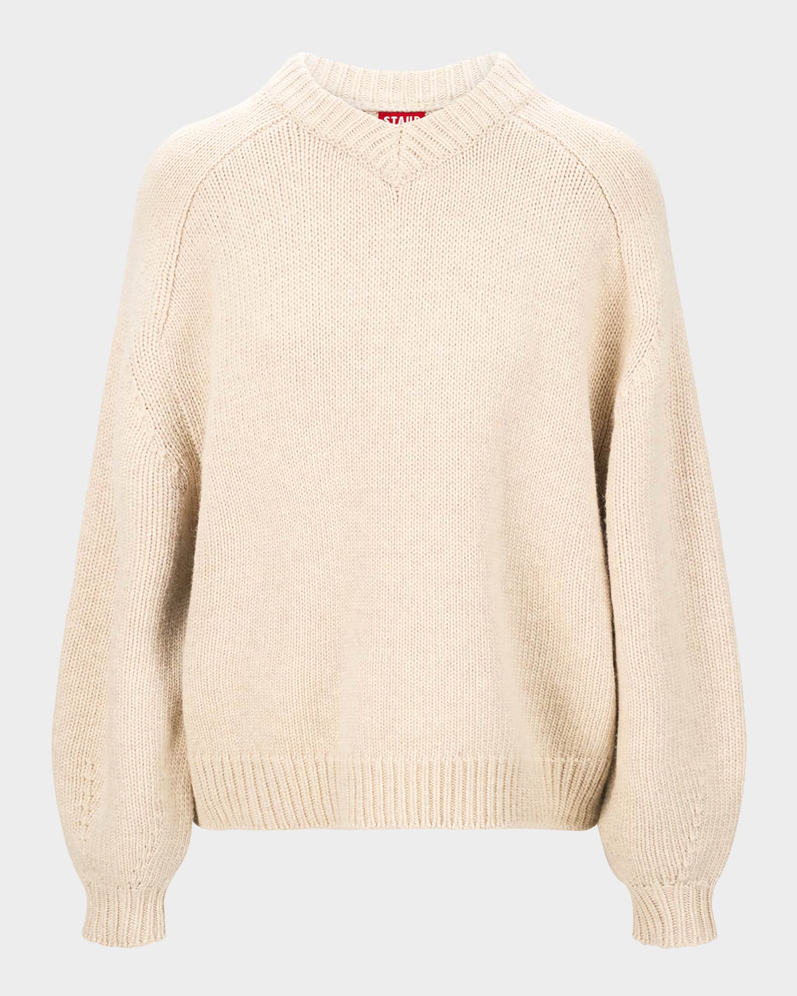 STAUD Wilson Wool-Blend Sweater | Neiman Marcus