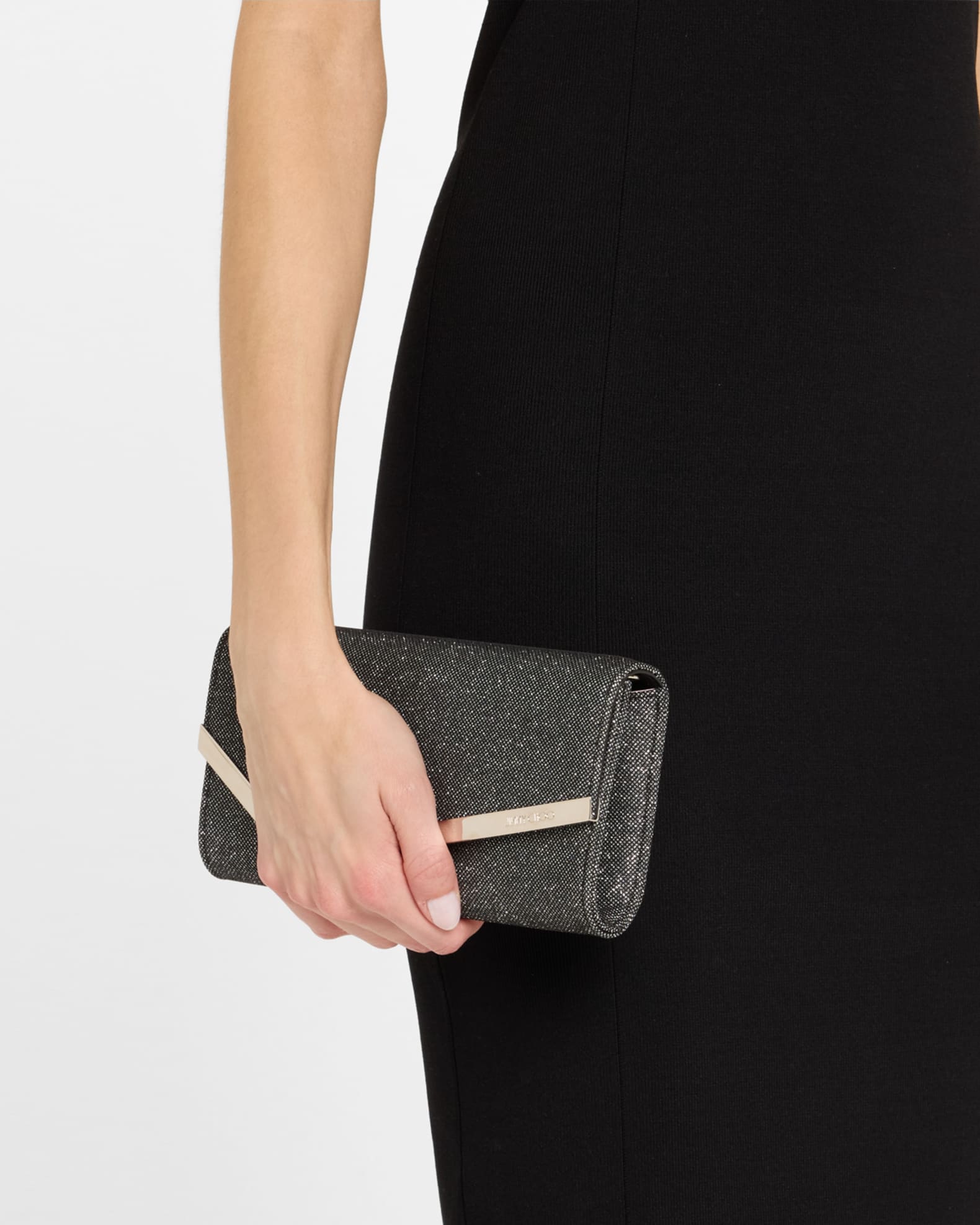 Jimmy Choo Emmie Glitter Clutch Bag | Neiman Marcus