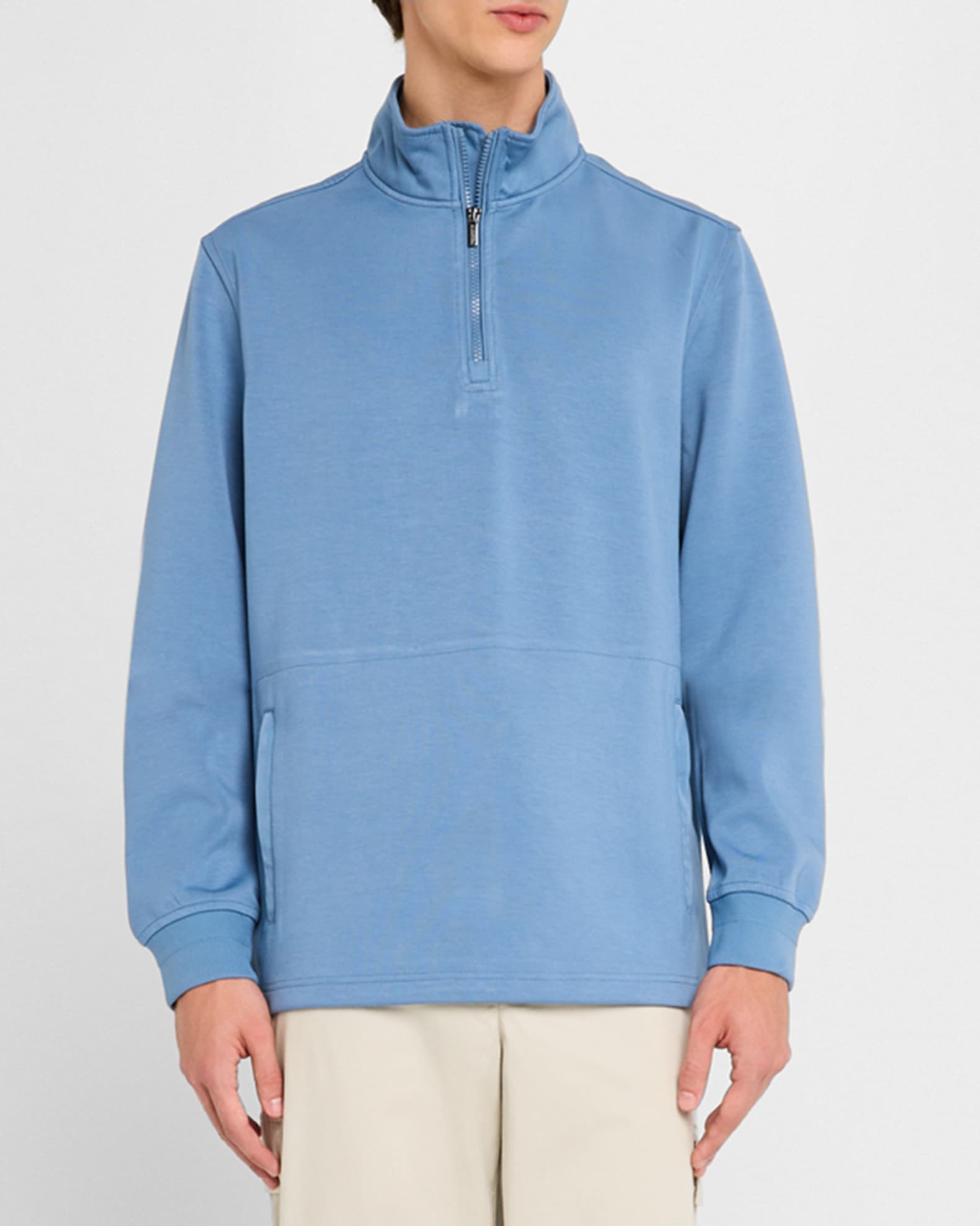 Bugatchi Men's Quarter-Zip Knit Sweater | Neiman Marcus